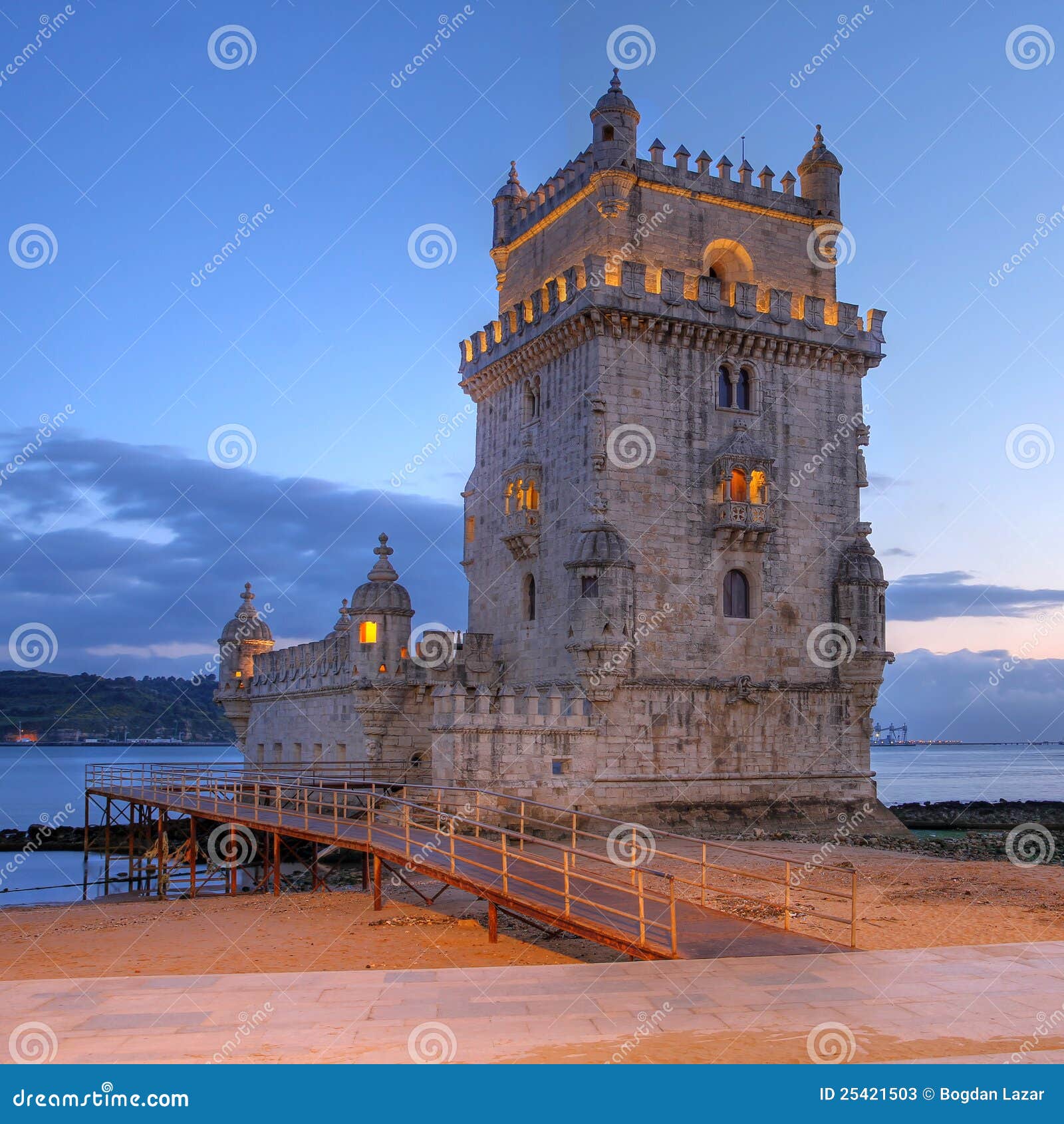 Belem Tower, Lisbon, Portugal Stock Image - Image of tower, european ...