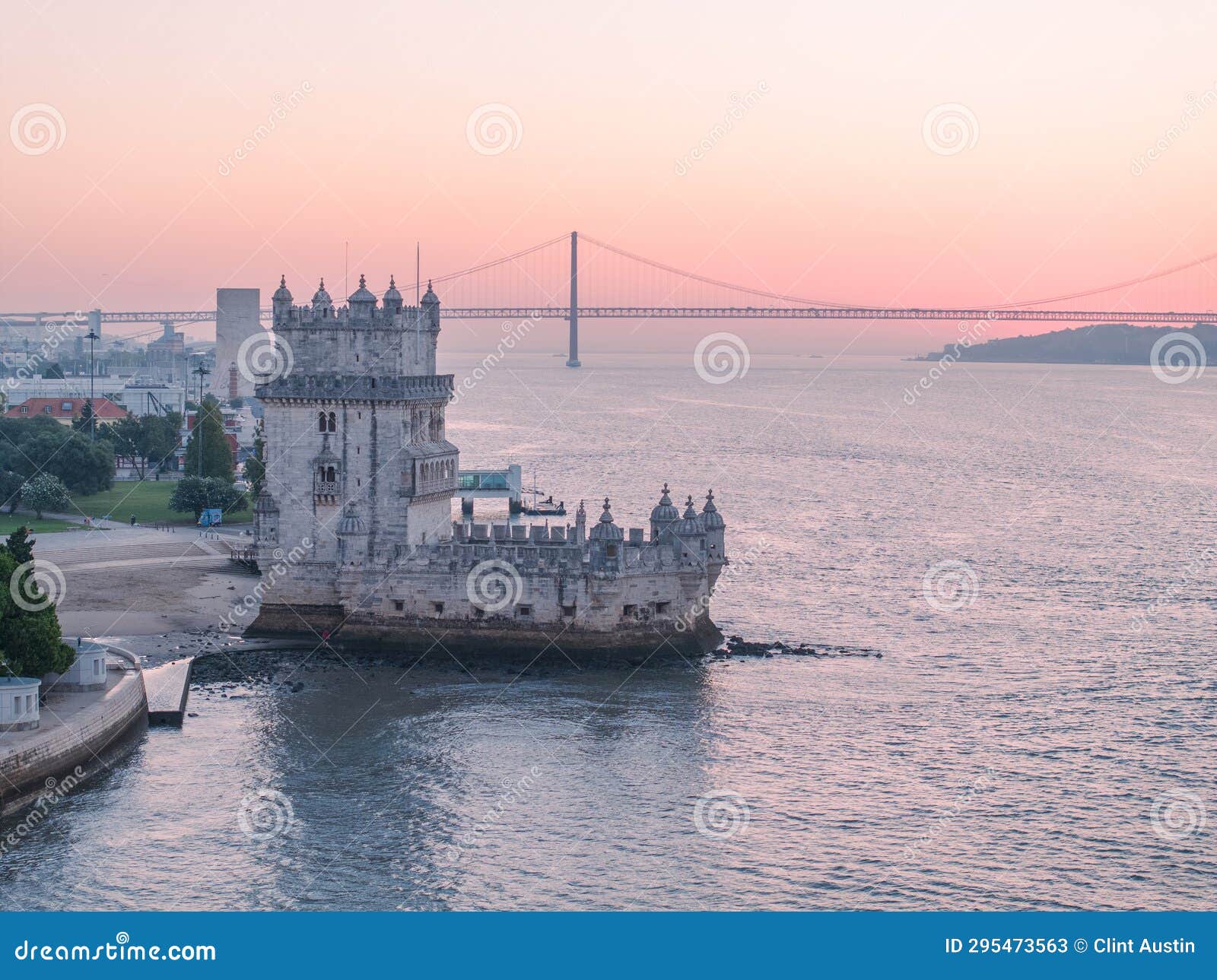 The Belem Tower at Sunrise 1 Stock Image - Image of early, abril: 295473563