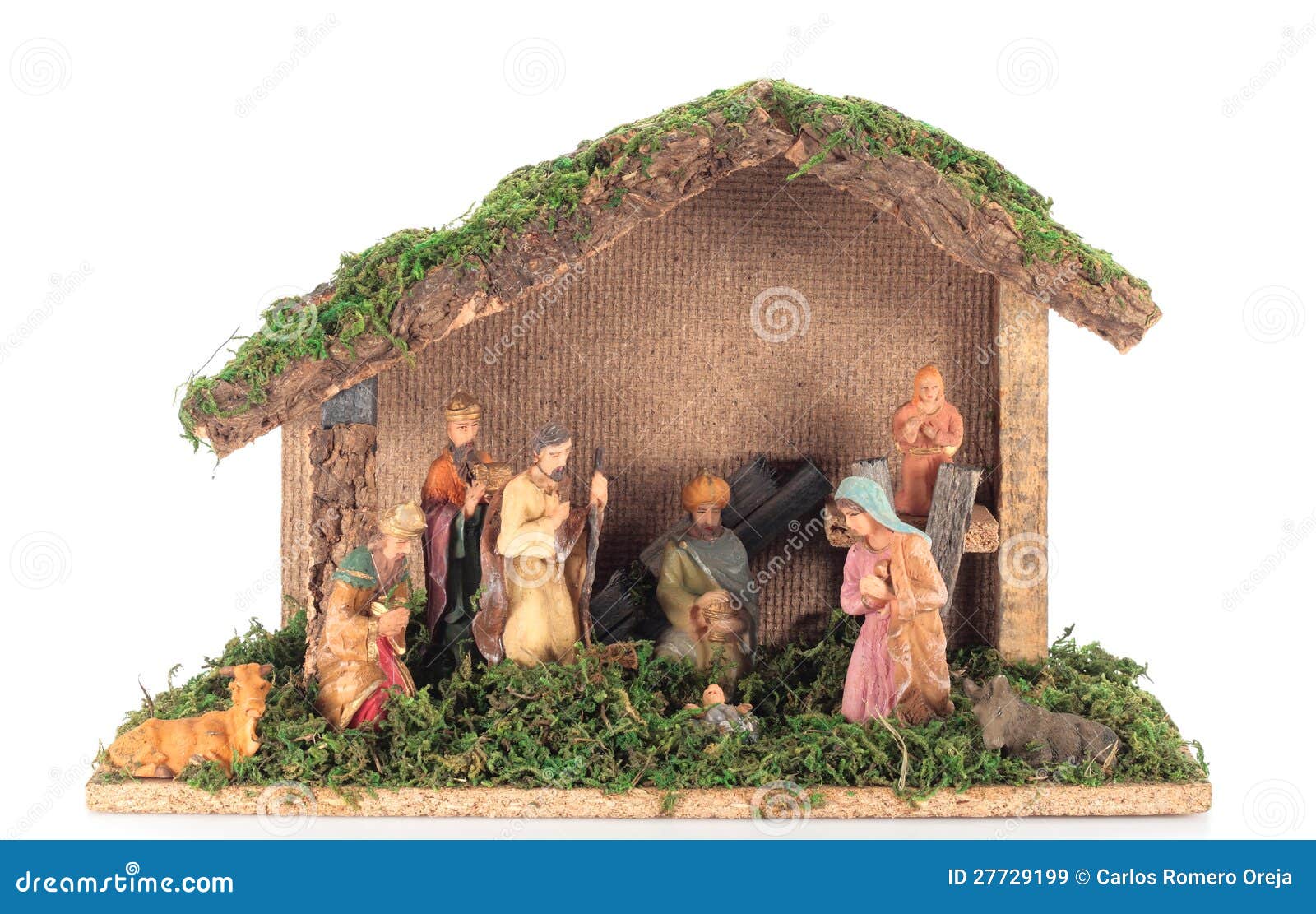 Belen portal stock image. Image of religious, nativity - 27729199