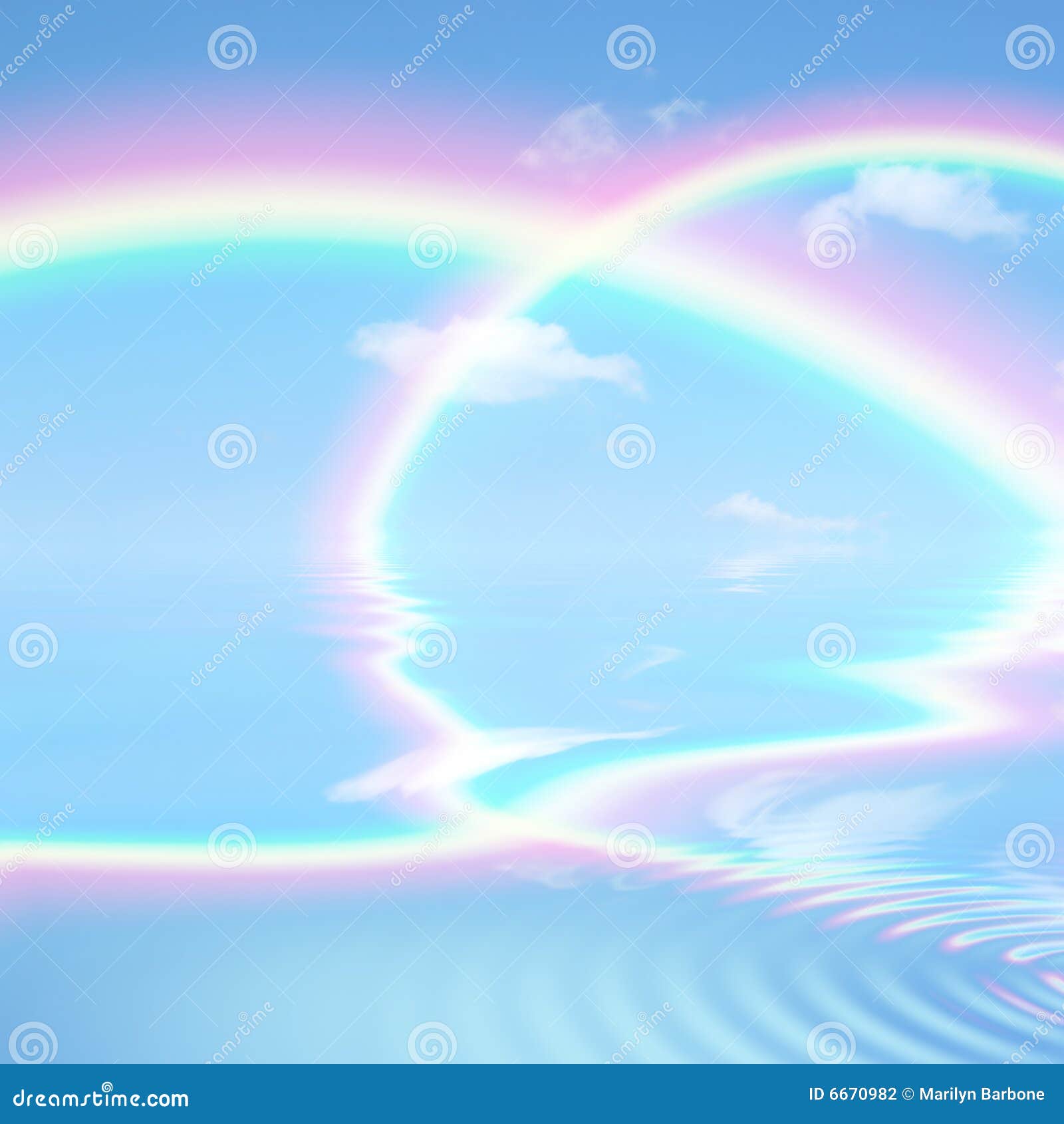 Beleza Celestial Do Arco-íris Foto de Stock - Imagem de exterior, tranquilo: 6670982