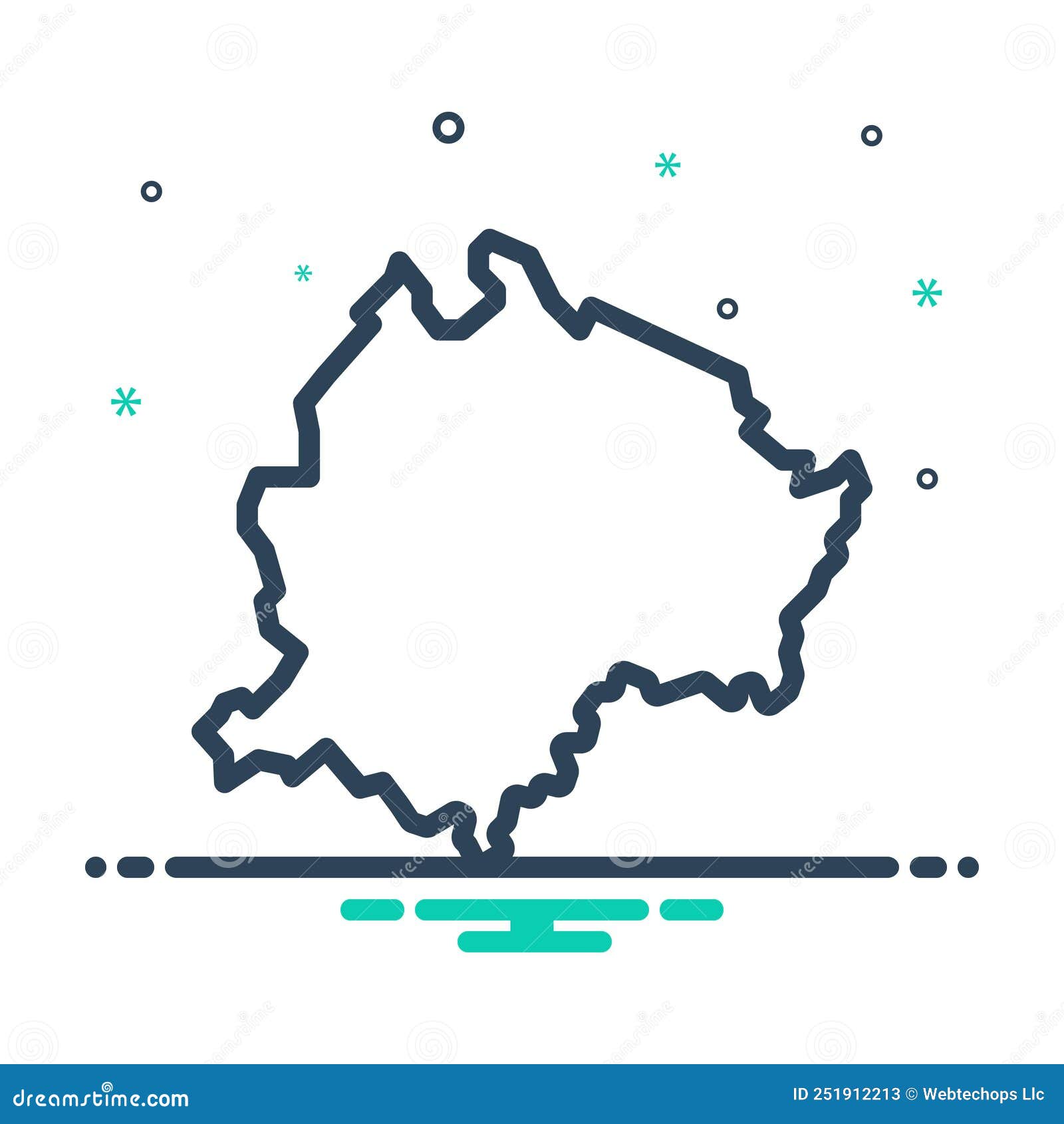 Mix Icon for Belfast, Country and Ireland Stock Vector - Illustration ...