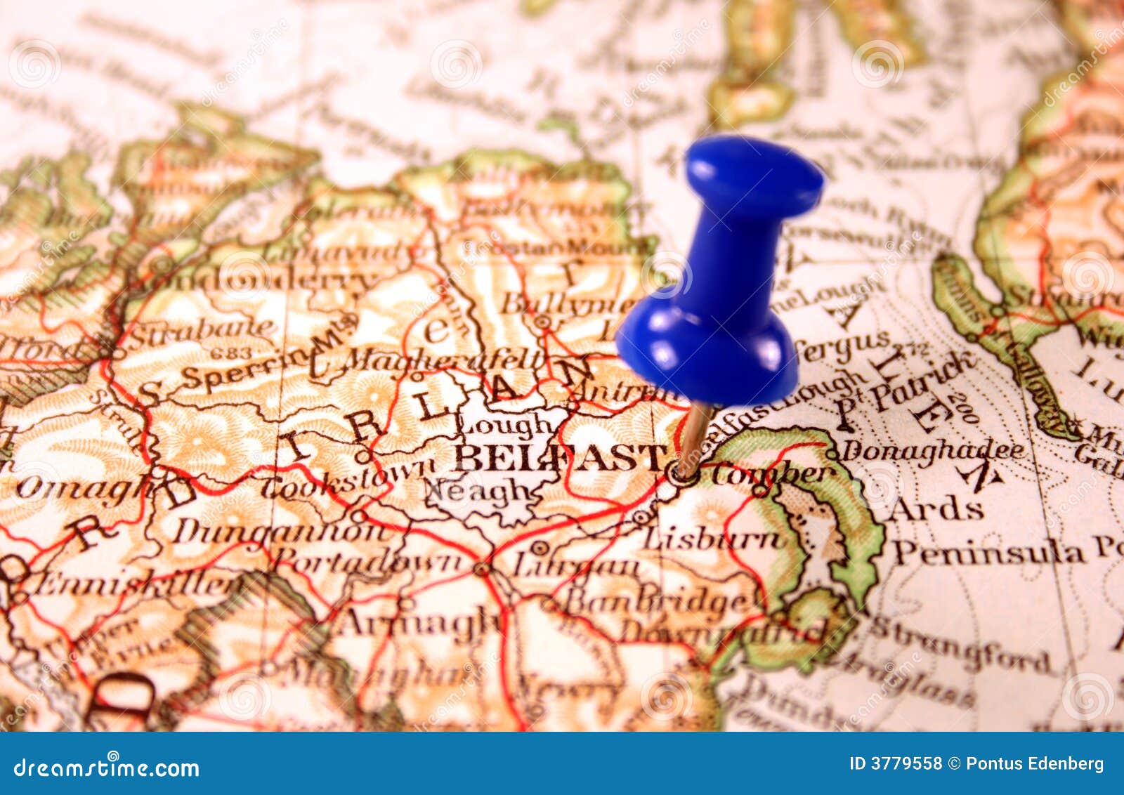 Belfast, Northern Ireland stock photo. Image of road, geography - 3779558