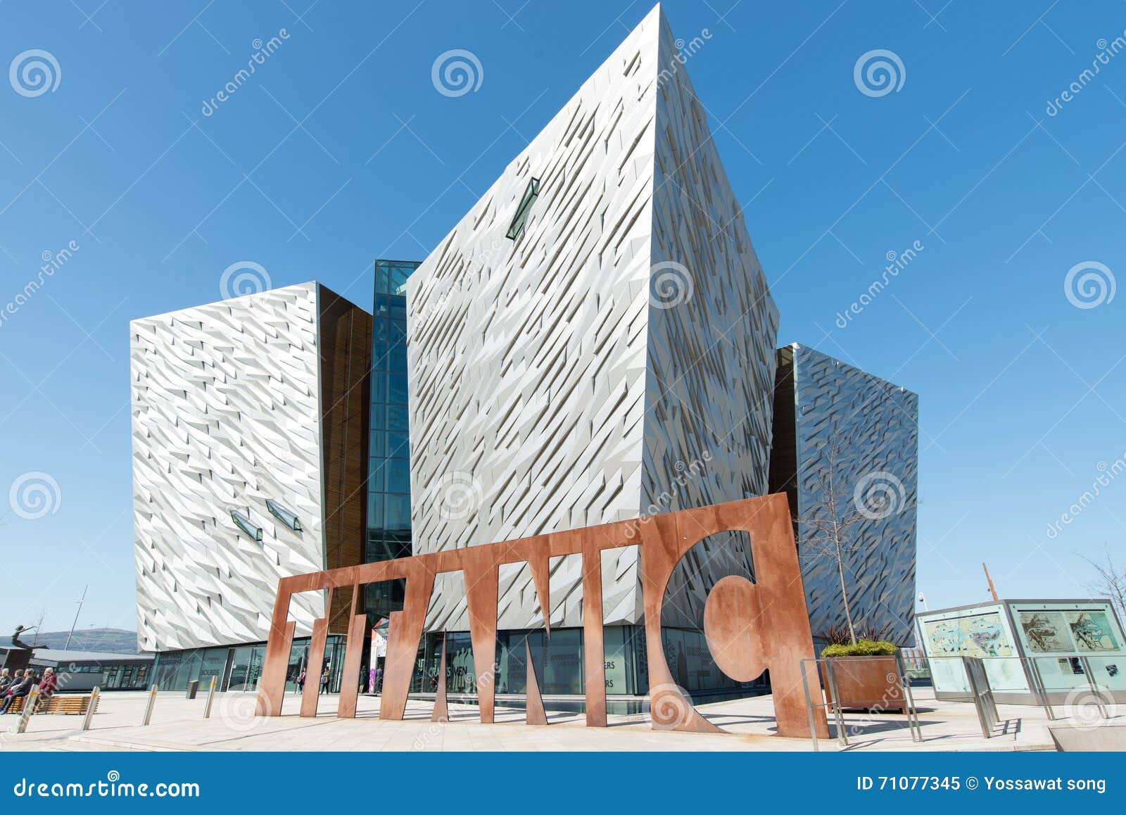 Belfast Titanic Memorial Museum Editorial Image - Image of iceberg ...