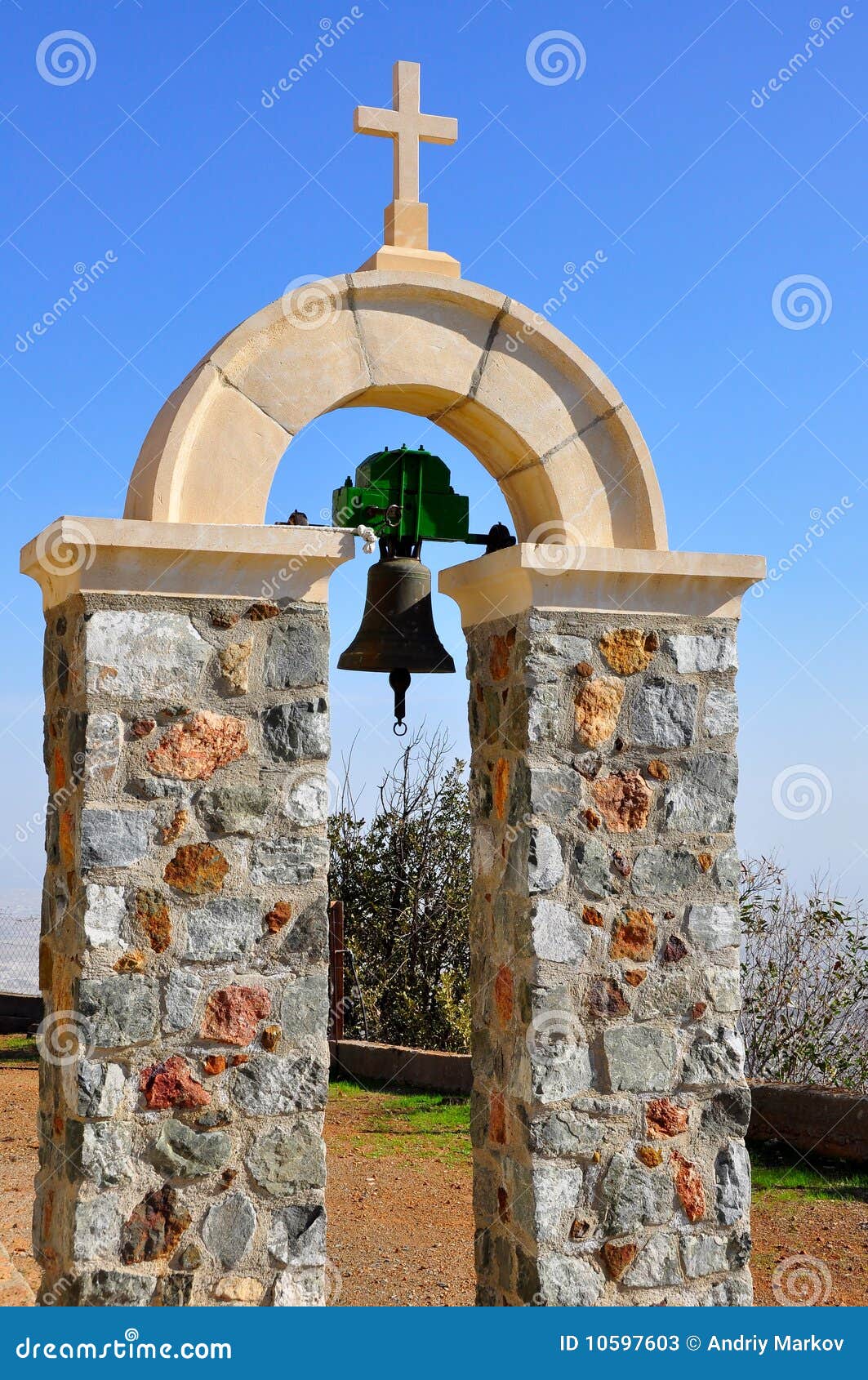 Belfry stock image. Image of greece, bell, christian - 10597603