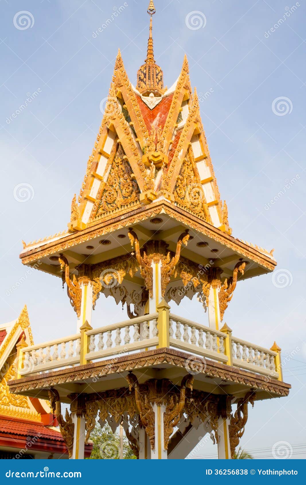 Belfry stock photo. Image of belfry, thailand, places - 36256838