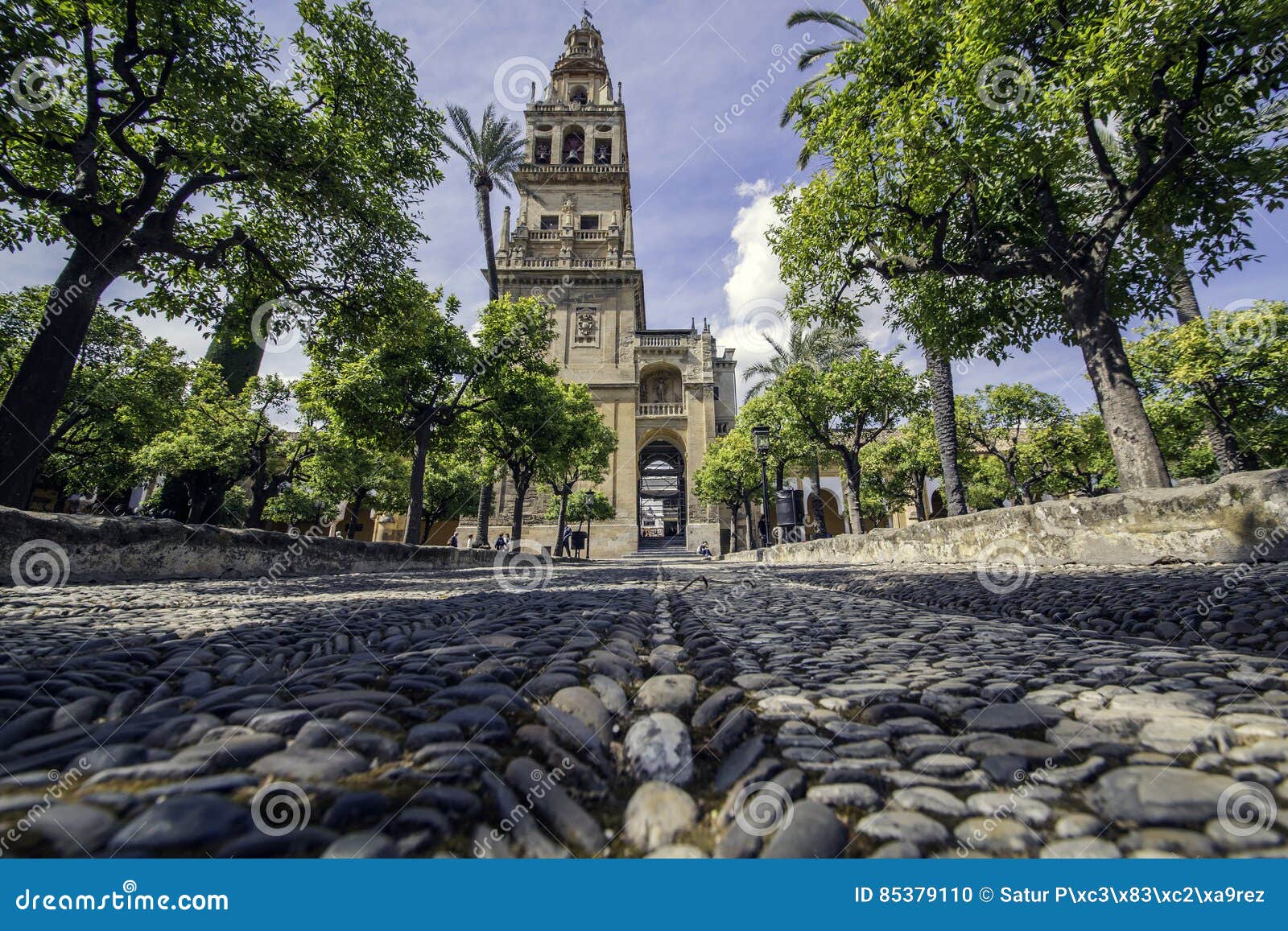 The Belfry of the Mosque stock photo. Image of calahorra - 85379110