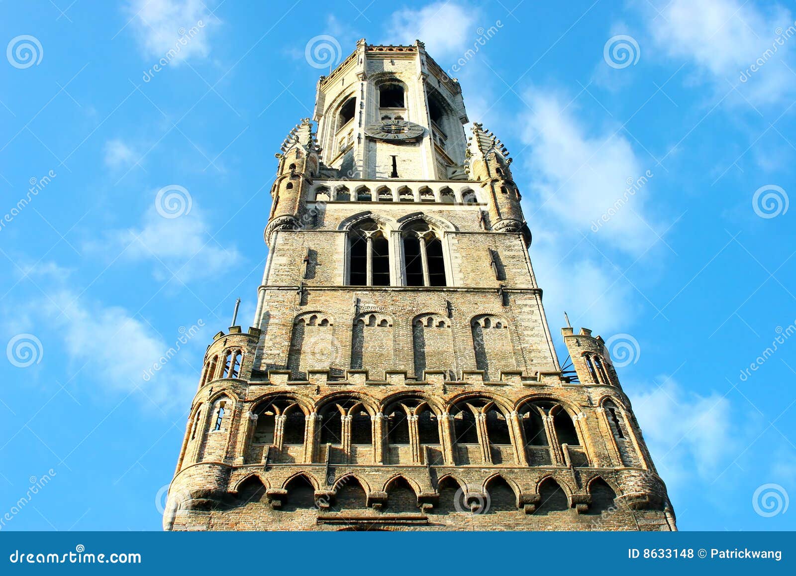 The Belfry tower stock photo. Image of sunshine, architecture - 8633148