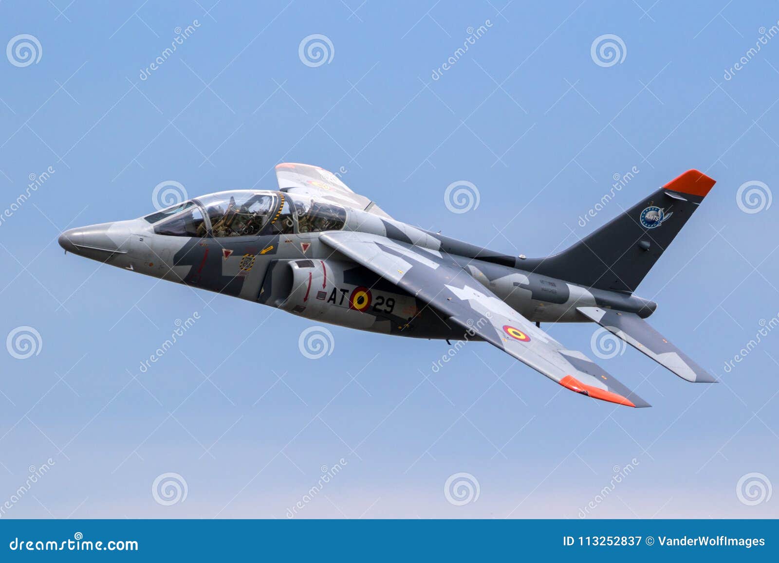 Belgian Air Force Alpha Jet Trainer Jet Editorial Photography - Image ...