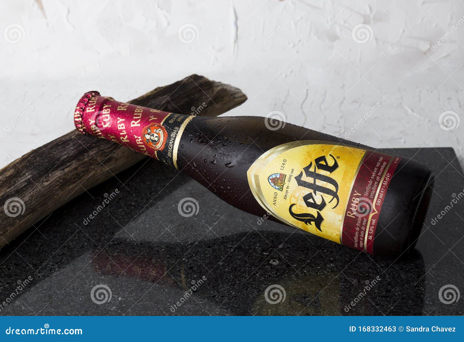 Belgian Beer Called Ruby Which is Sweet in Taste Editorial Stock Photo ...