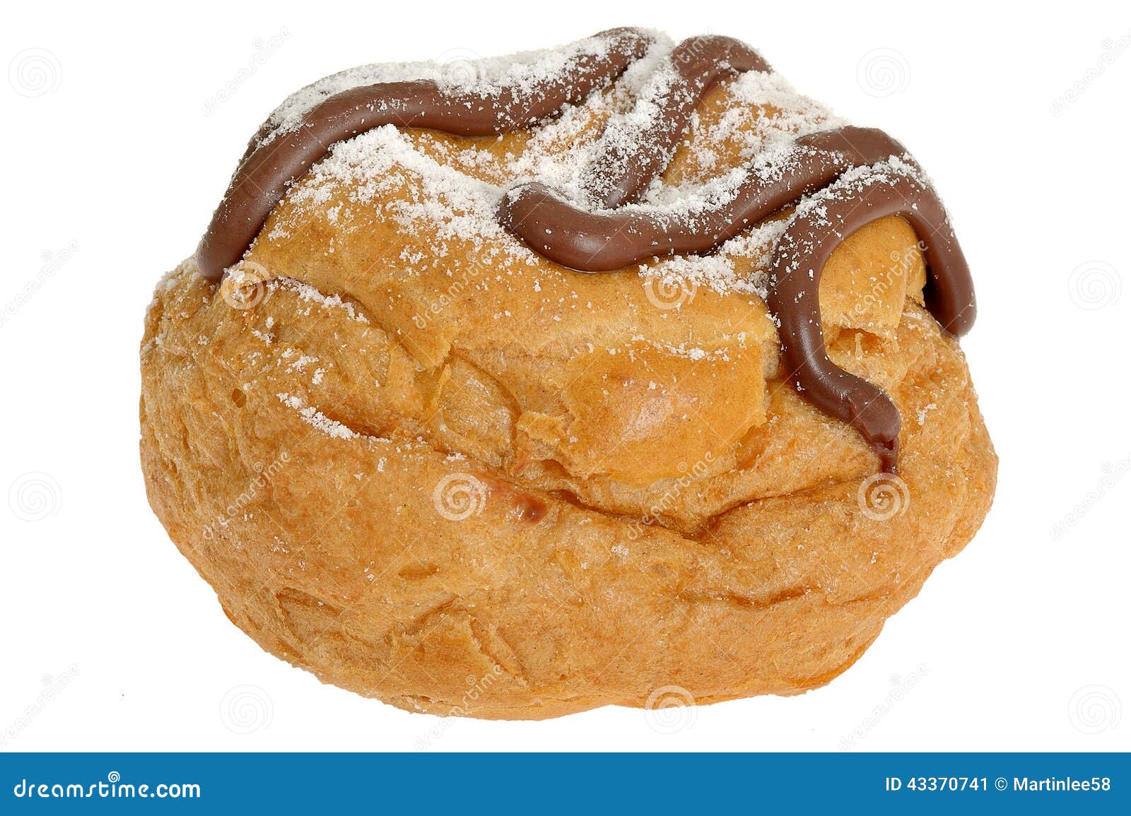 Belgian Chocolate Choux Bun Stock Image - Image of white, dessert: 43370741