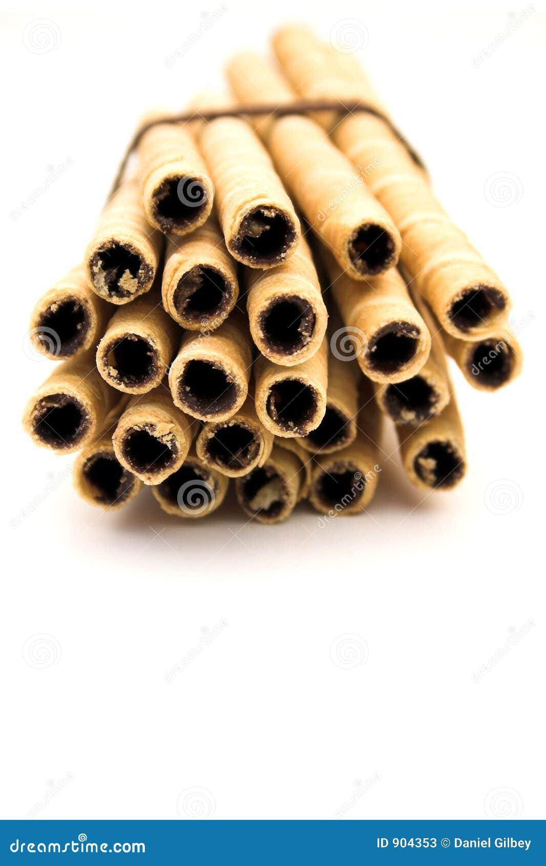 Belgian Chocolate Waffle Sticks Stock Image - Image of snack, chocolate ...