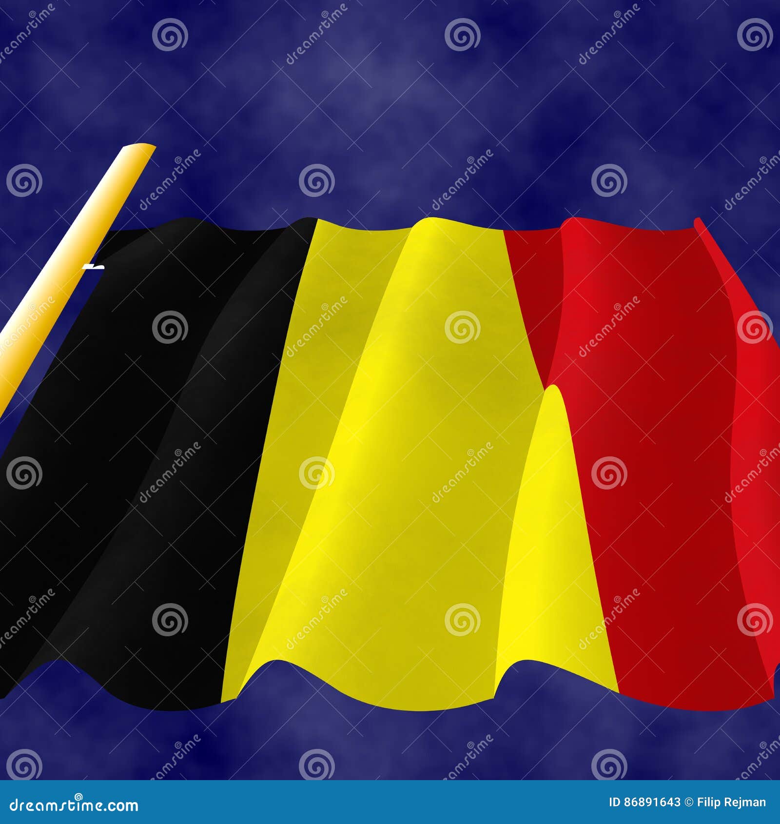 Belgian flags stock illustration. Illustration of patriotism - 86891643