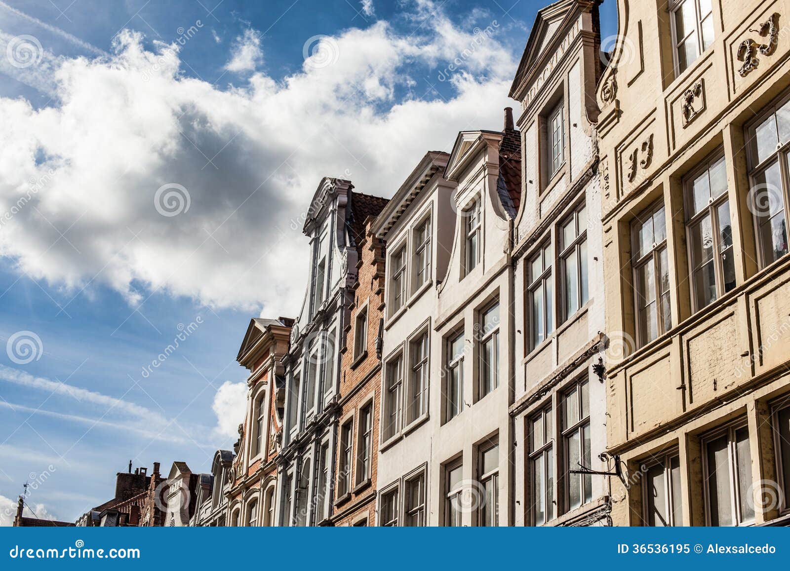 Belgian house stock image. Image of town, street, medieval - 36536195