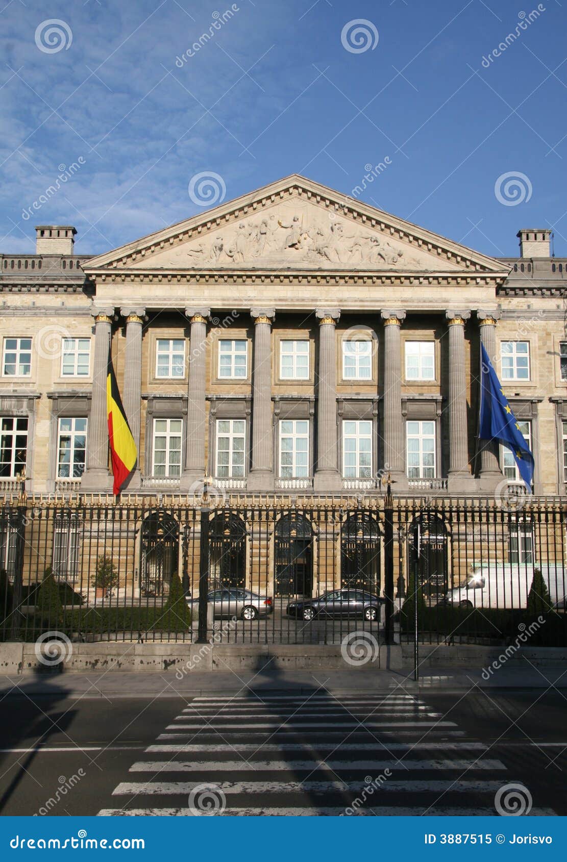Belgian Parliament Building Stock Image - Image of crisis, political ...