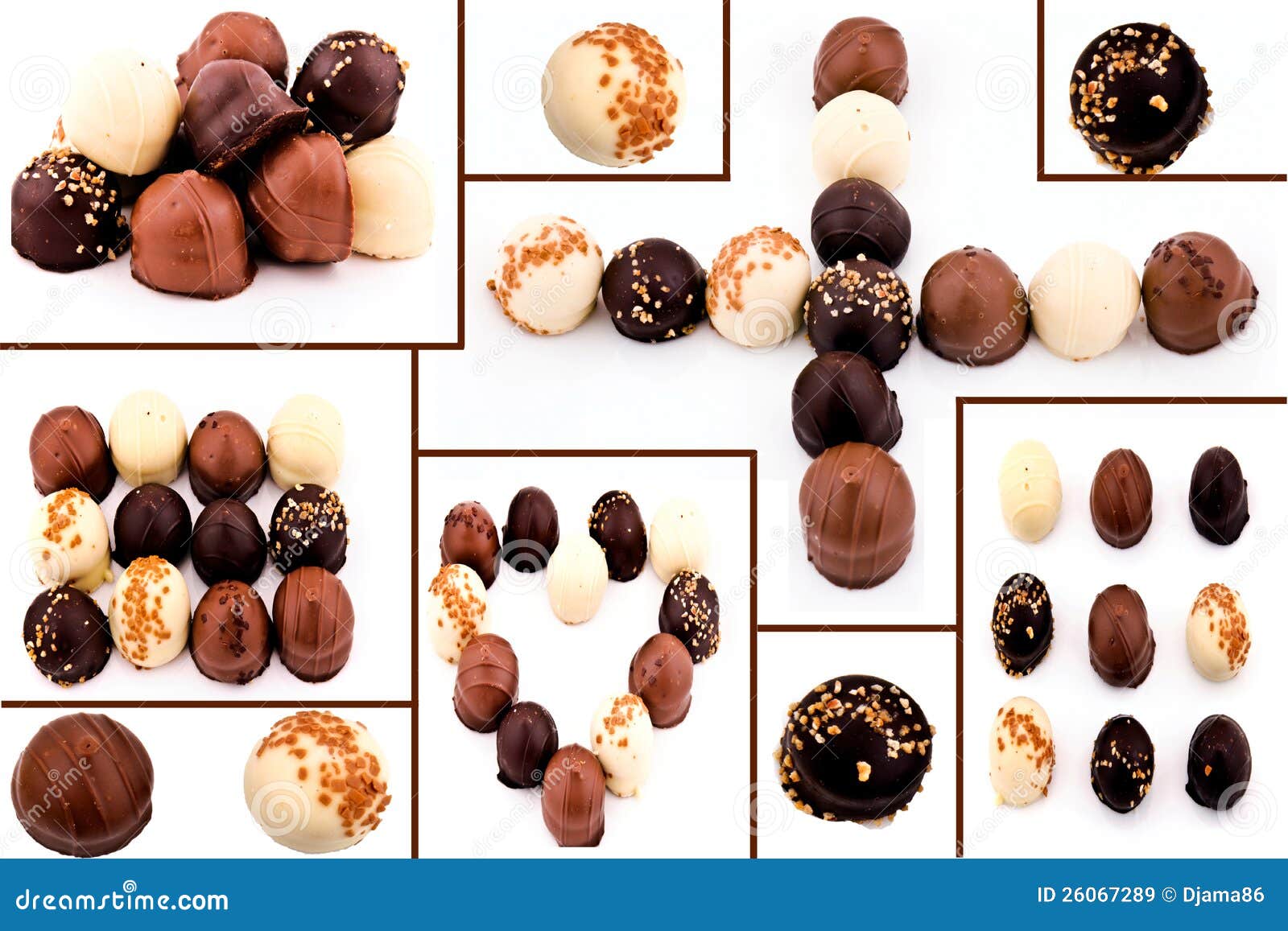 Belgian pralines stock image. Image of isolated, delicious - 26067289