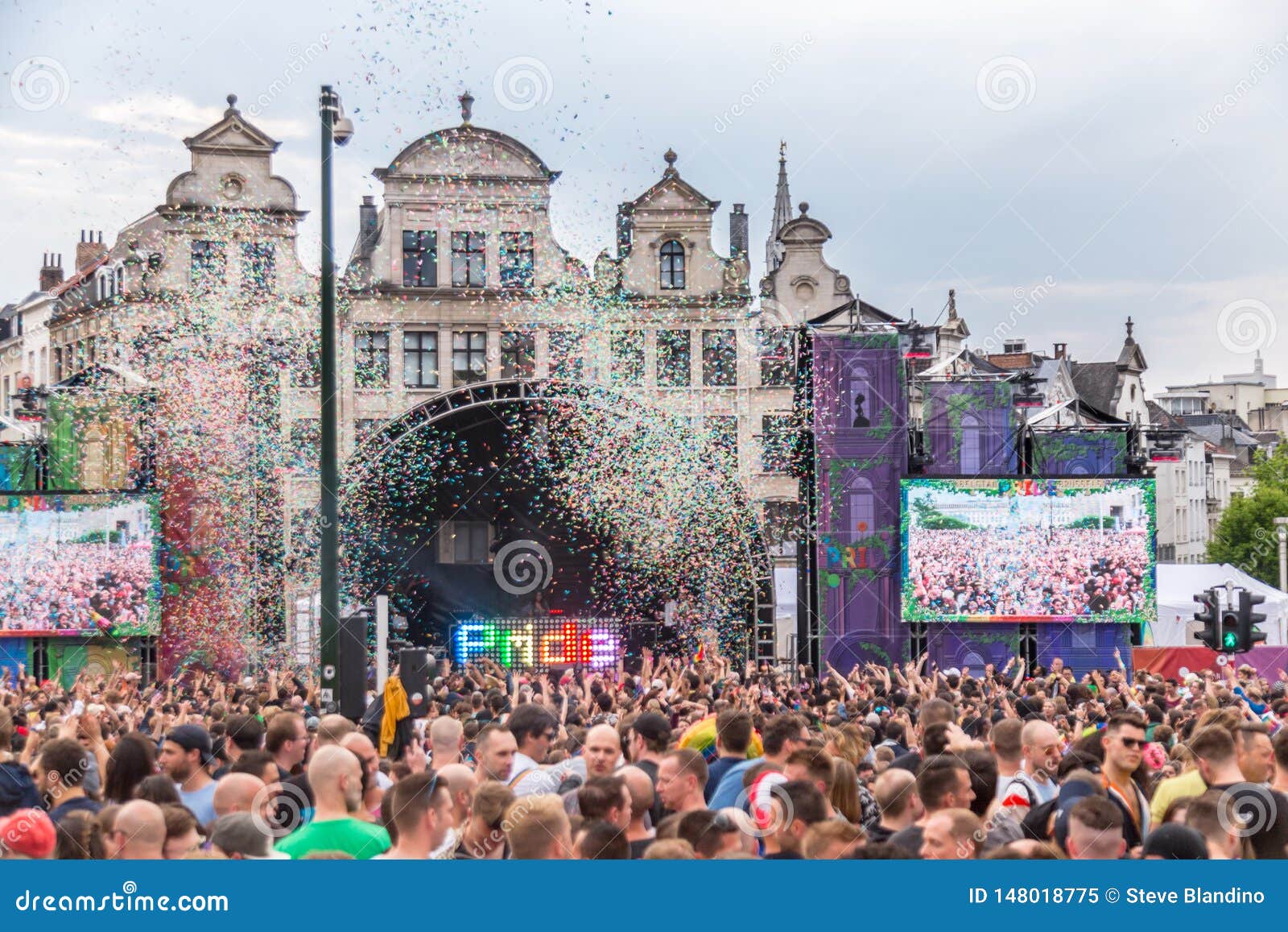 Belgian Pride editorial image. Image of parade, entertainment - 148018775