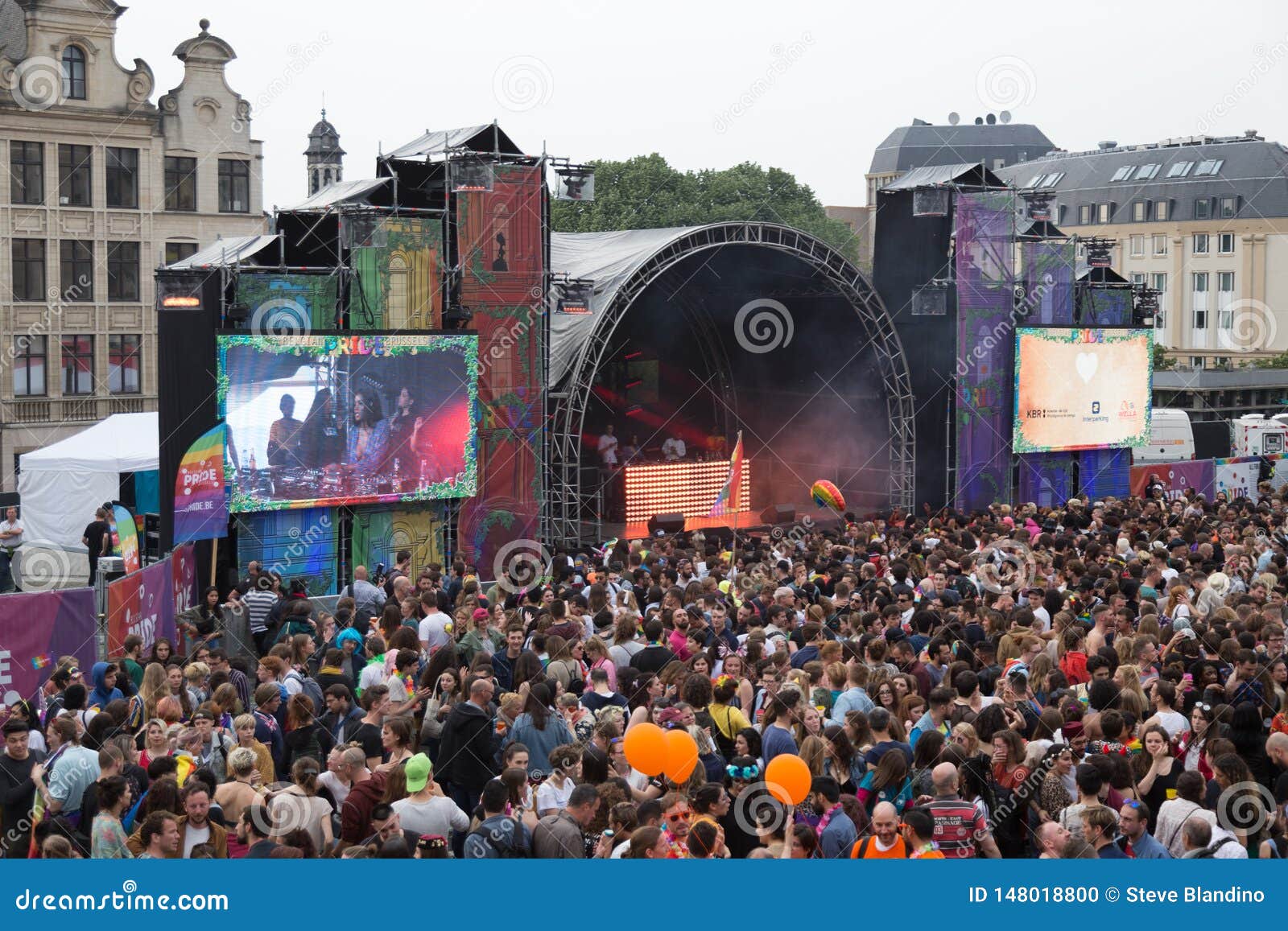 Belgian Pride editorial image. Image of attraction, music - 148018800