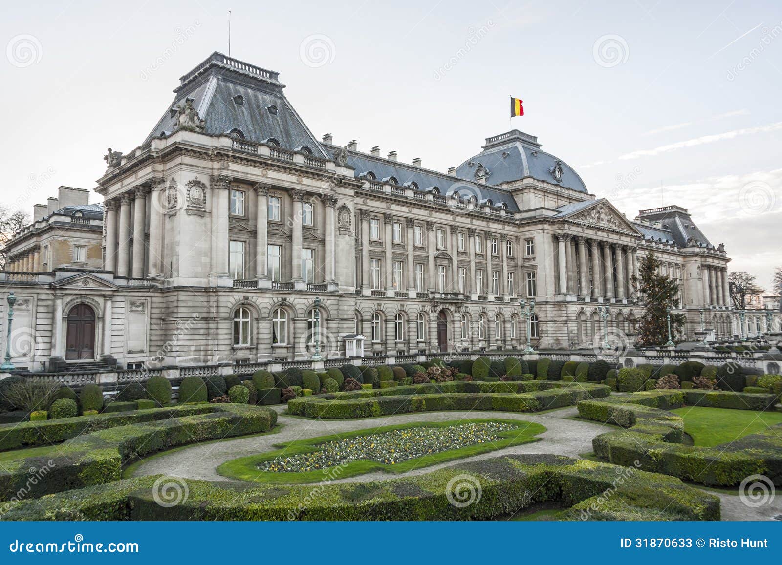 Belgian Royal Palace in Brussels Stock Image - Image of building ...
