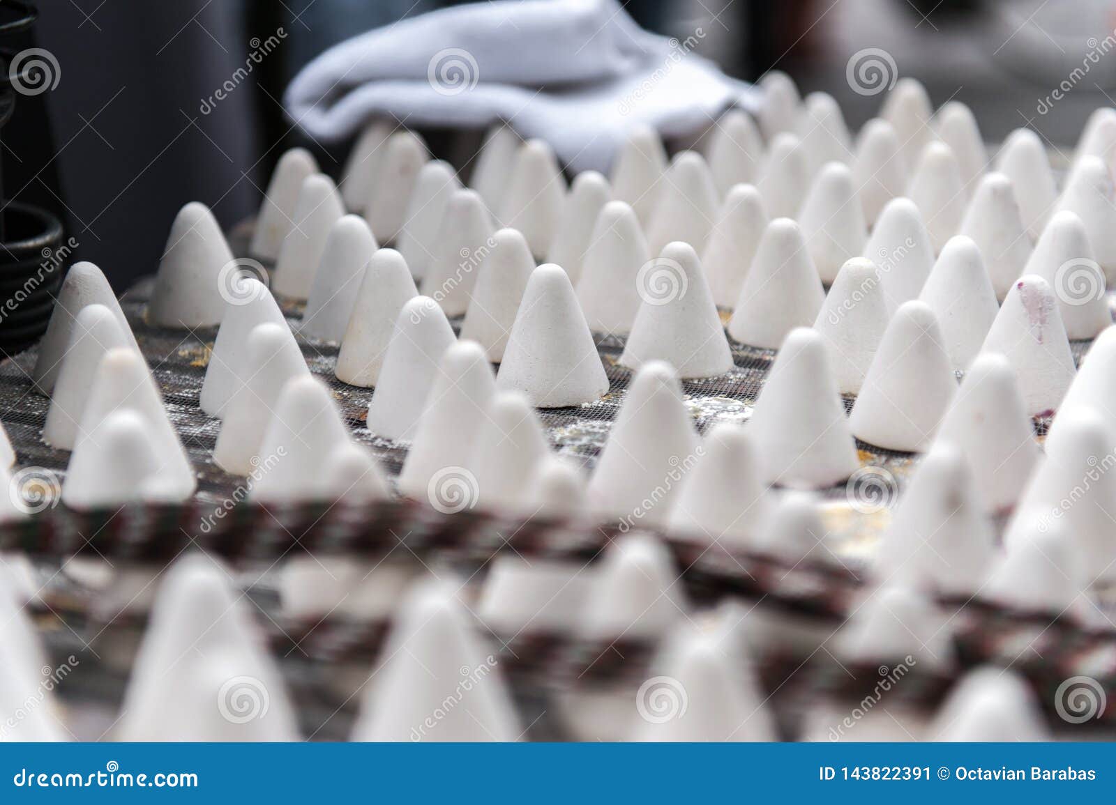 Belgian Sweets in Cone Shape Stock Image - Image of dessert, food ...
