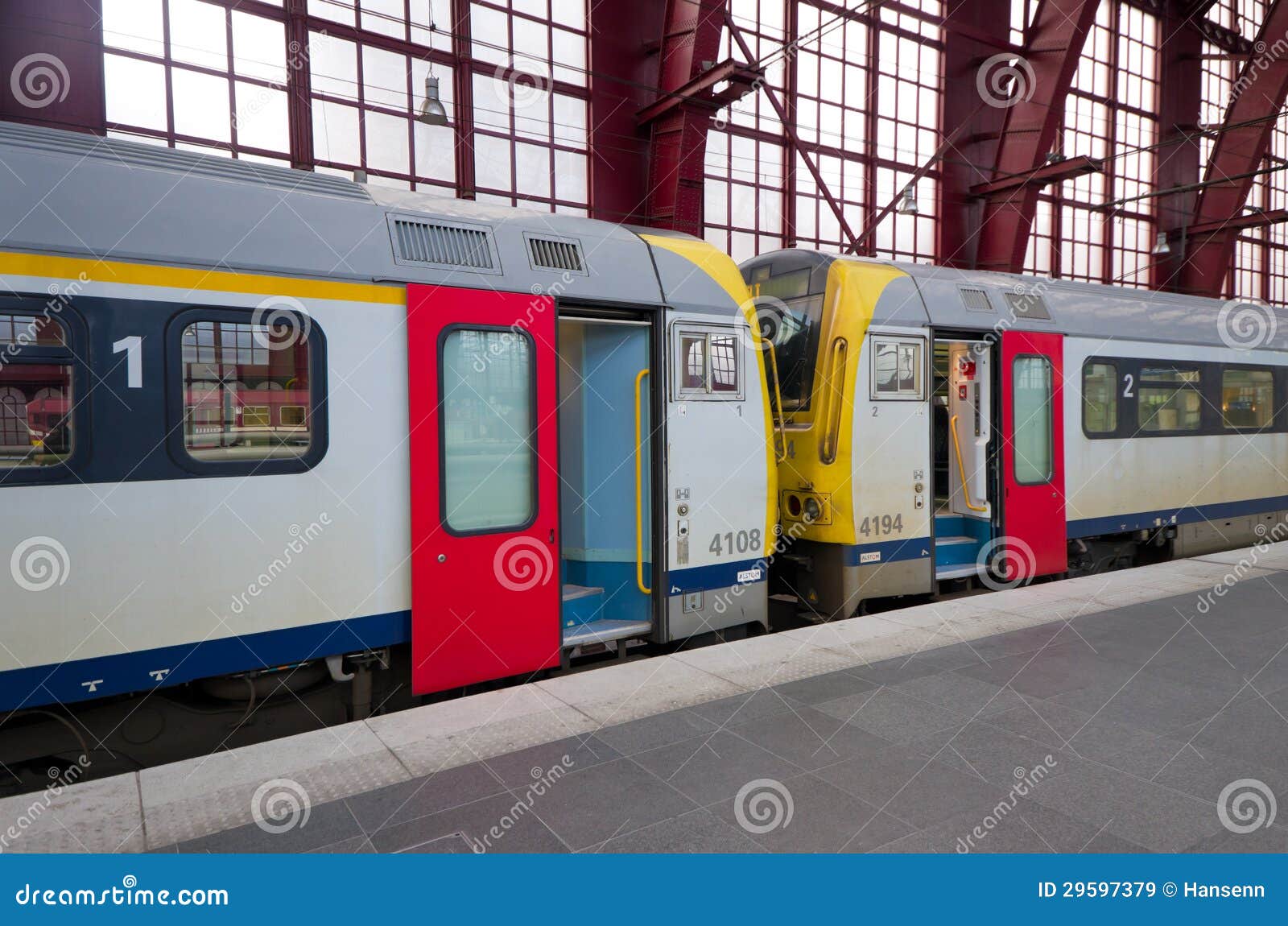 Belgian train editorial stock image. Image of railway - 29597379