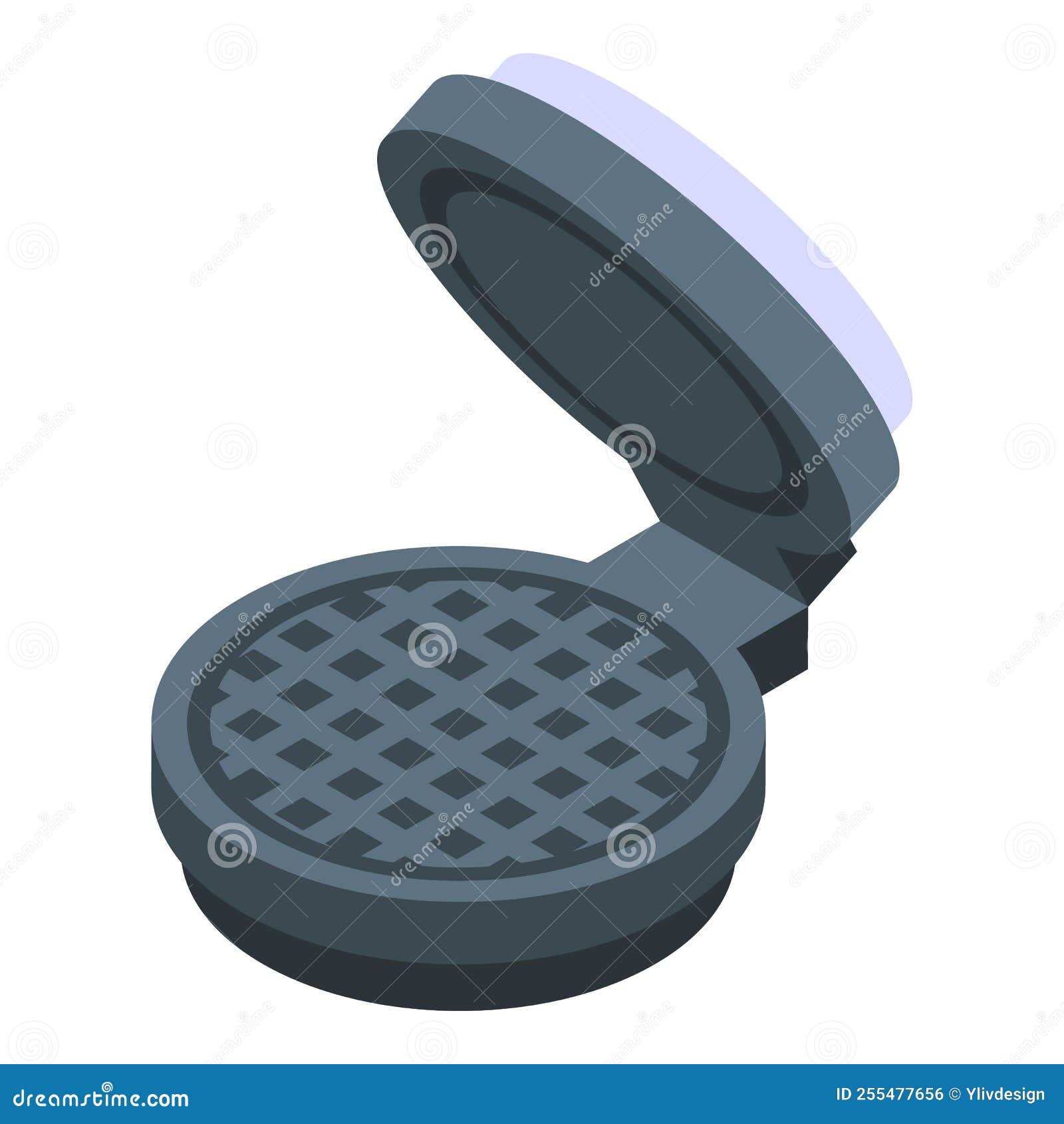 Belgian Waffle Maker Icon Isometric Vector. Iron Machine Stock Vector ...