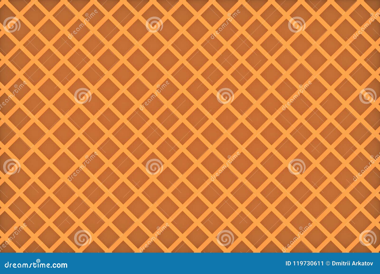 Belgian Waffle.Waffles Seamless Pattern. Stock Illustration ...