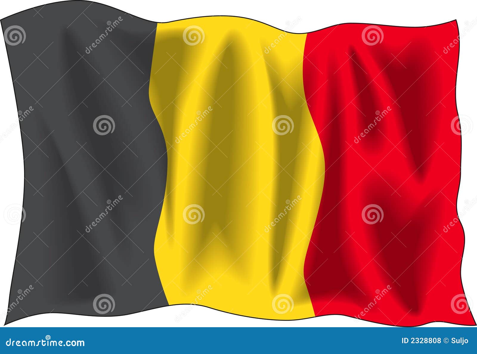 Belgische vlag vector illustratie. Illustration of schaalbaar - 2328808