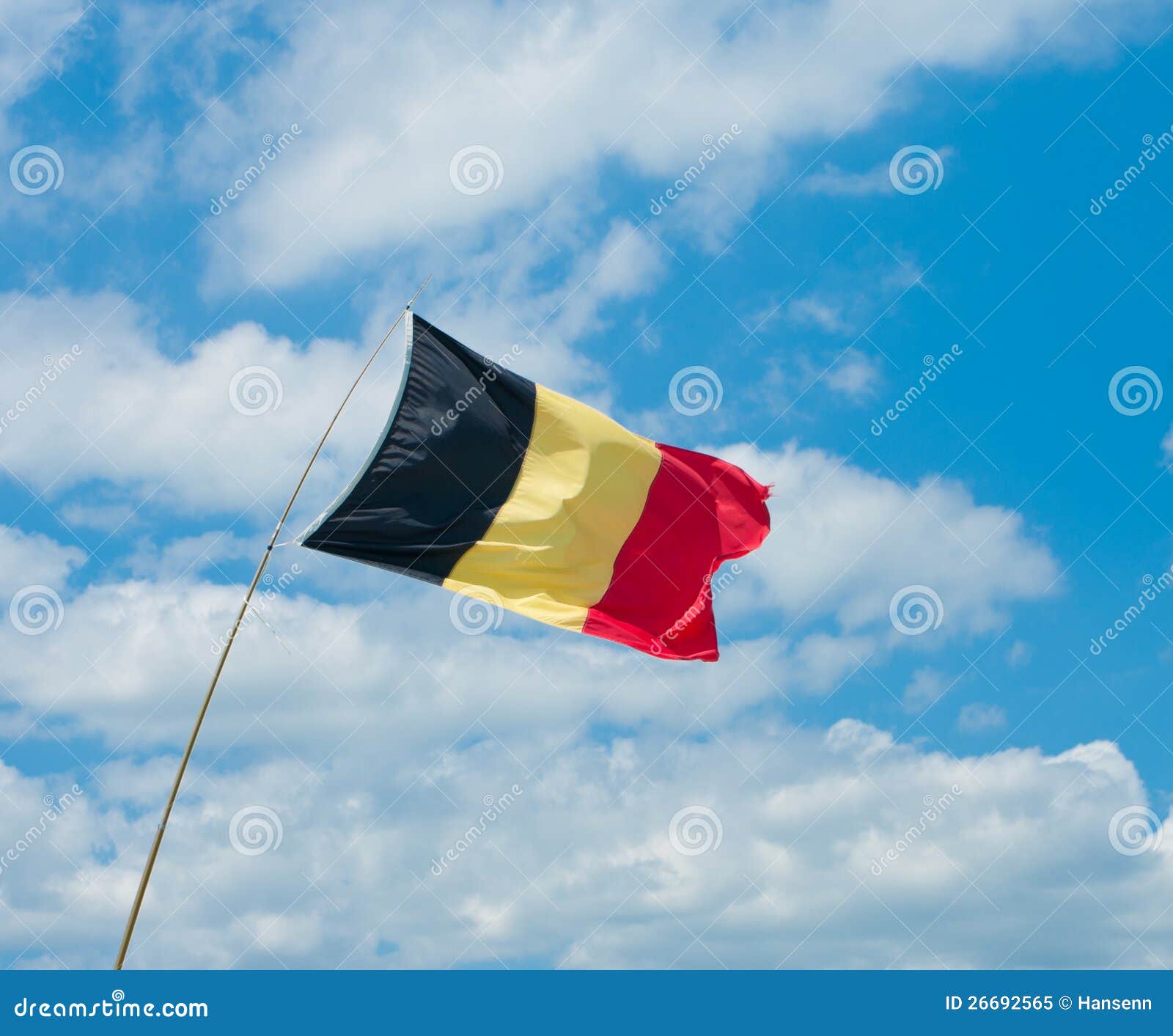 Belgische vlag stock afbeelding. Image of vlag, rood - 26692565