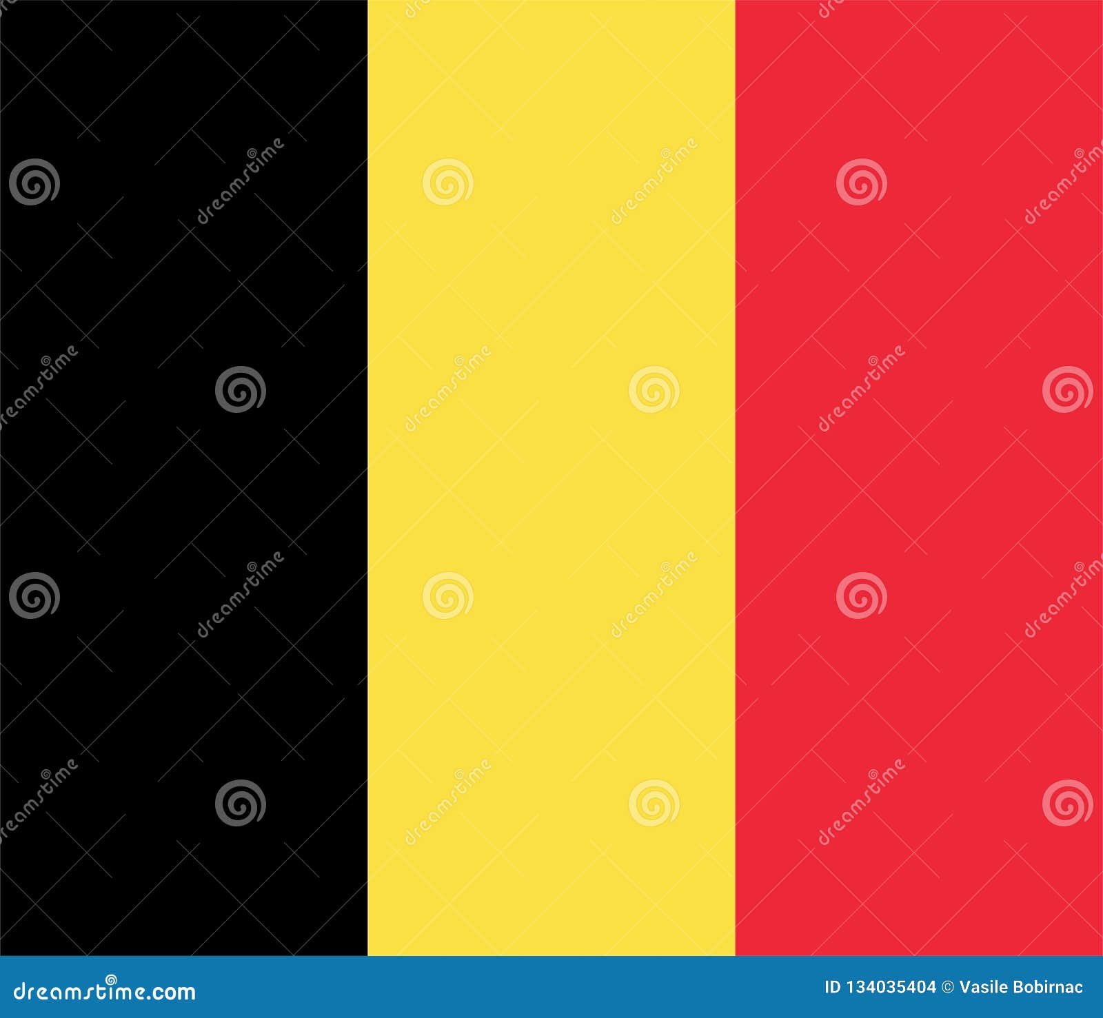 Belgische Vlag - België vector illustratie. Illustration of landen ...