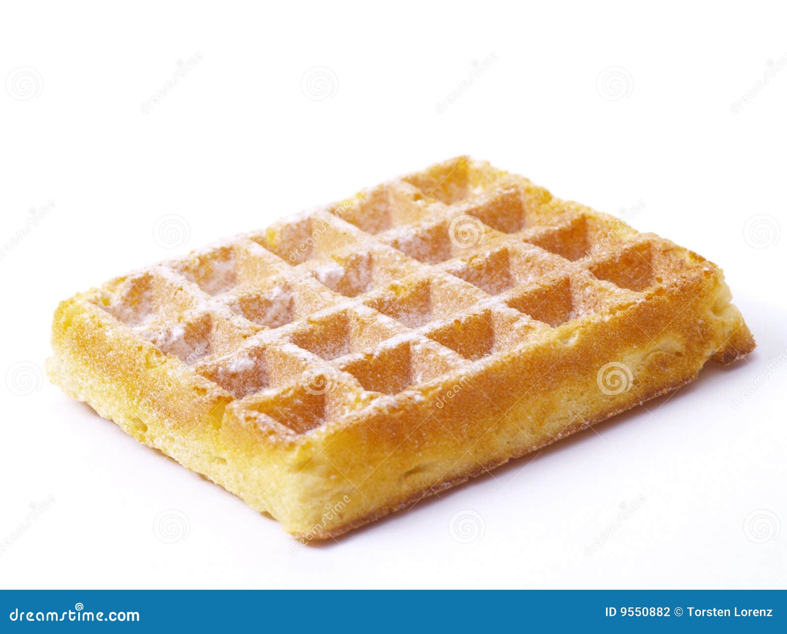 Belgische wafel stock foto. Image of poeder, wafeltje - 9550882