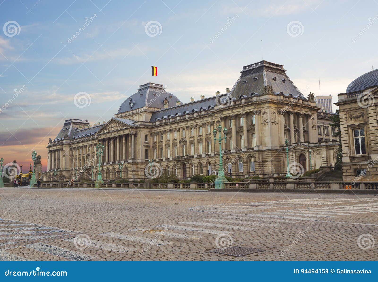 Belgium. Brussels. Royal Palace. Editorial Stock Image - Image of style ...