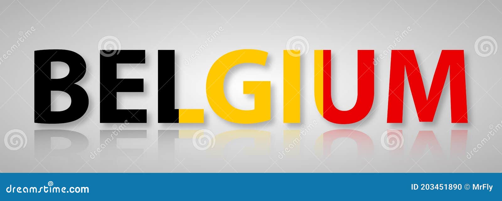 Belgium Flag Letters, Vector Illustration Stock Vector - Illustration ...