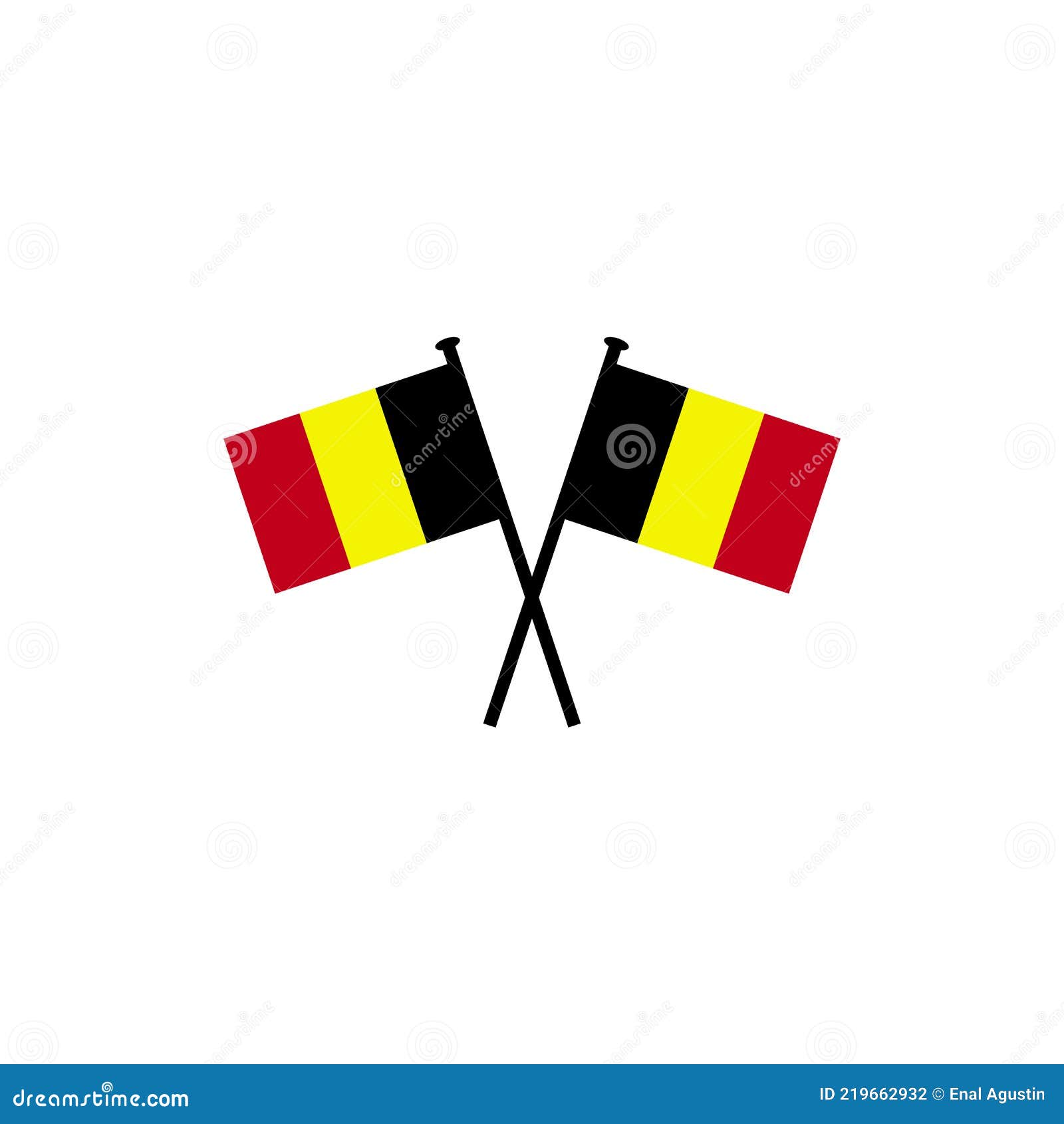 Belgium Flag Logo Design Template Stock Vector - Illustration of nation ...