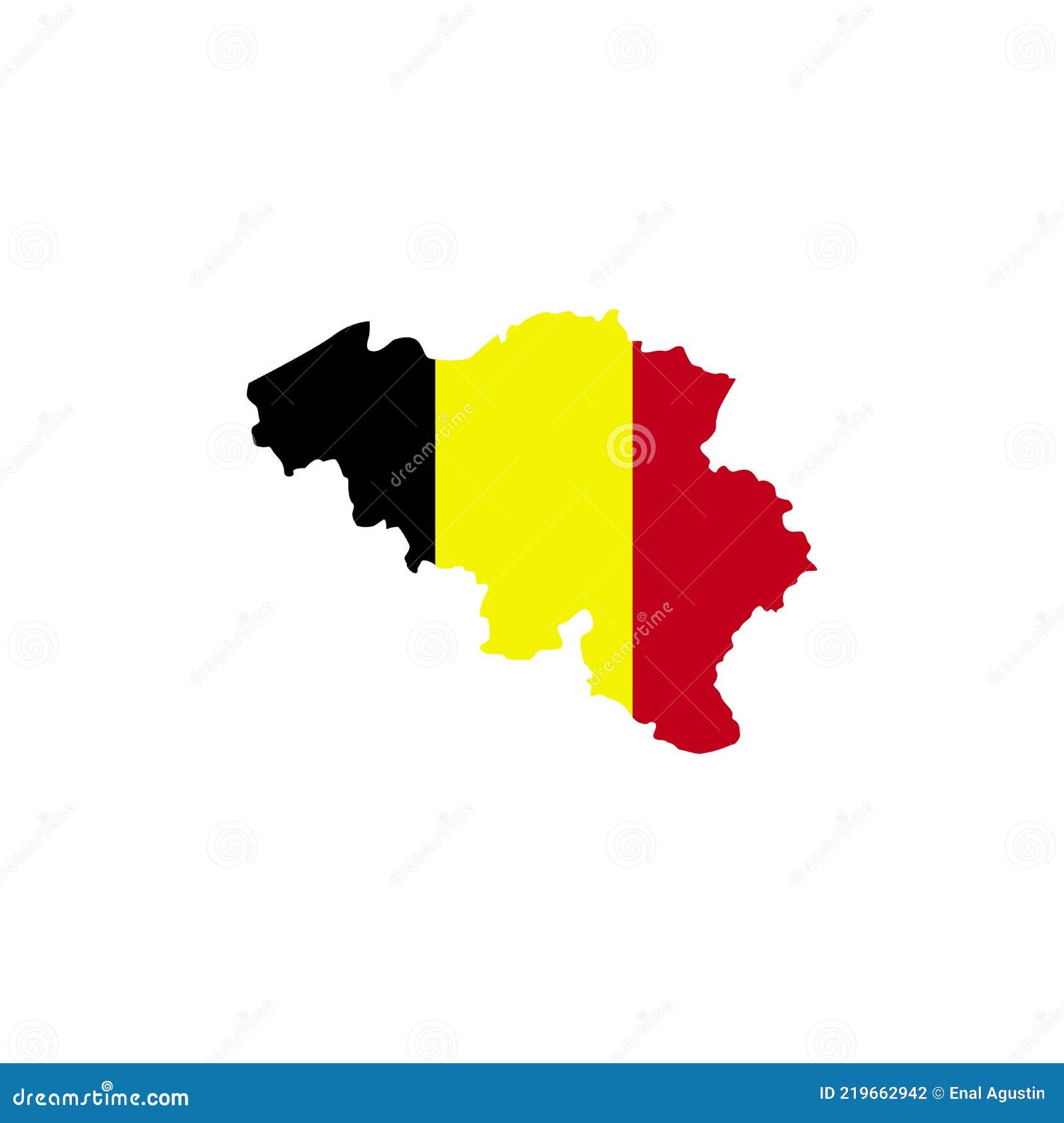 Belgium Flag Logo Design Template Stock Vector - Illustration of color ...