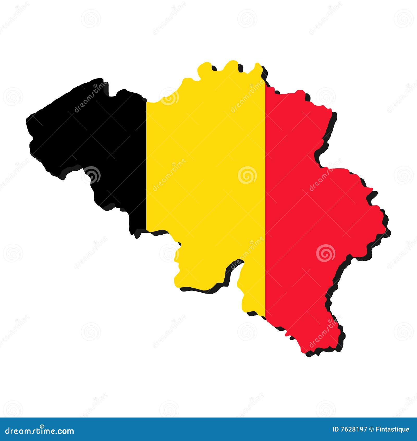 Belgium map flag stock illustration. Illustration of nation - 7628197