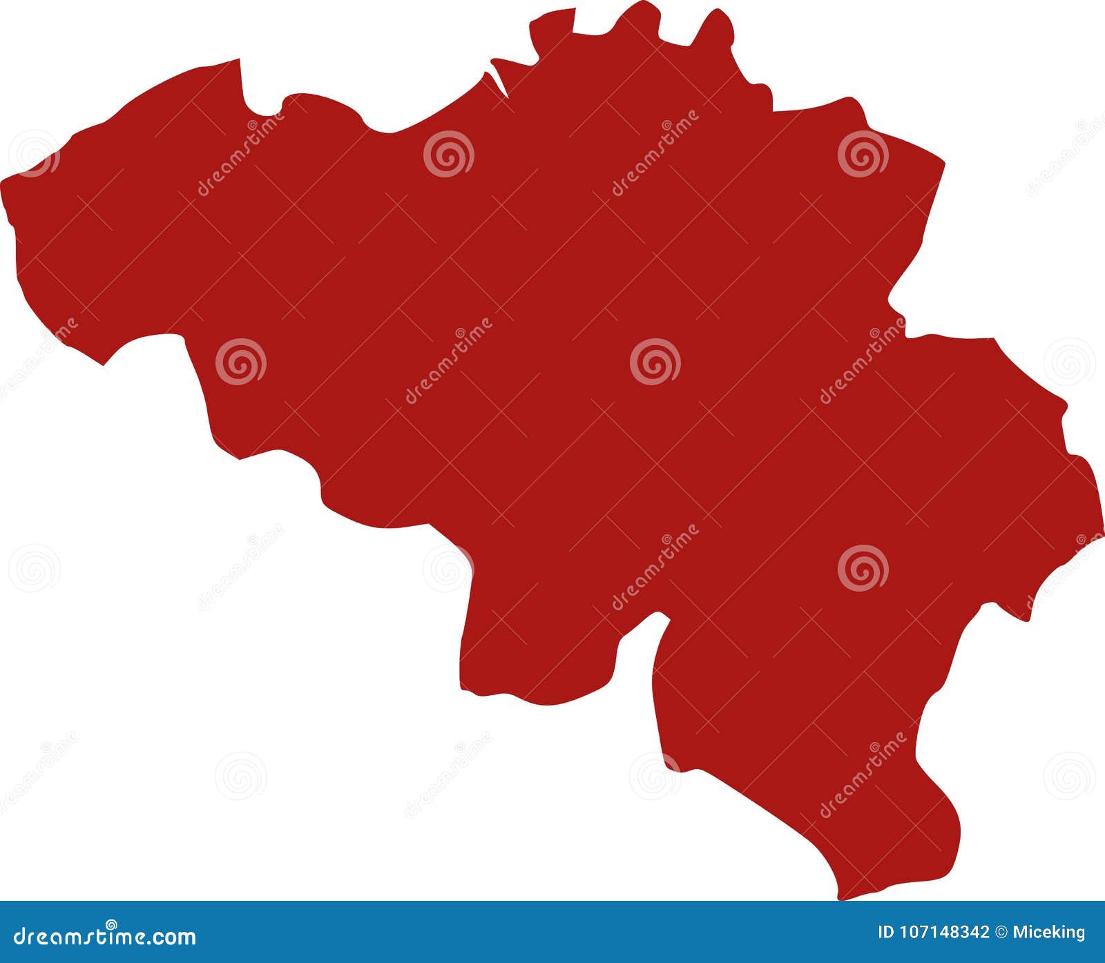 Belgium map vector stock vector. Illustration of isolated - 107148342