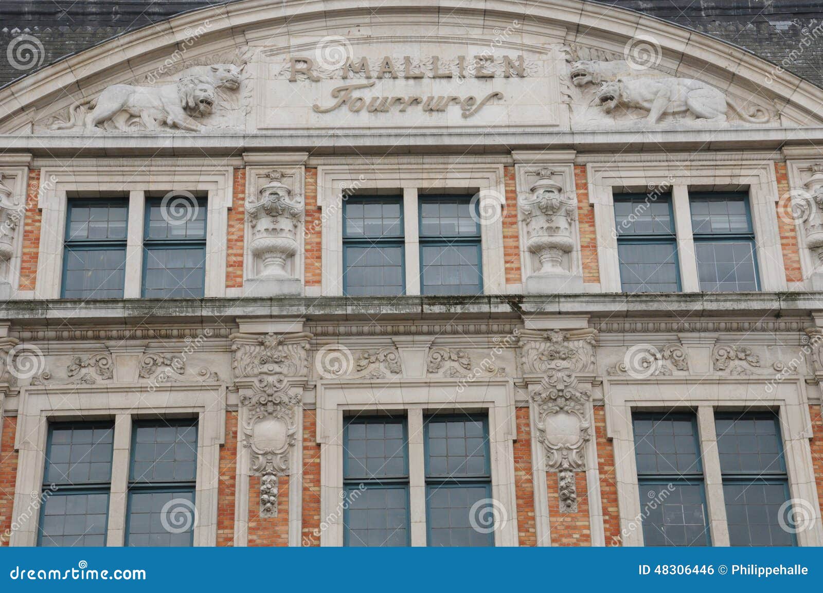 Belgium, Picturesque Sablon District of Brussels Editorial Photo ...