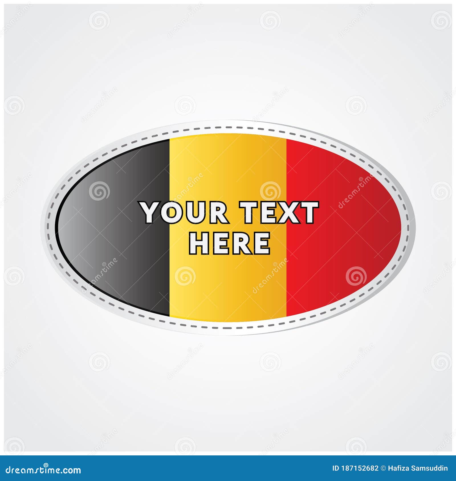 Belgium Sticker. Vector Illustration Decorative Design Stock Vector ...