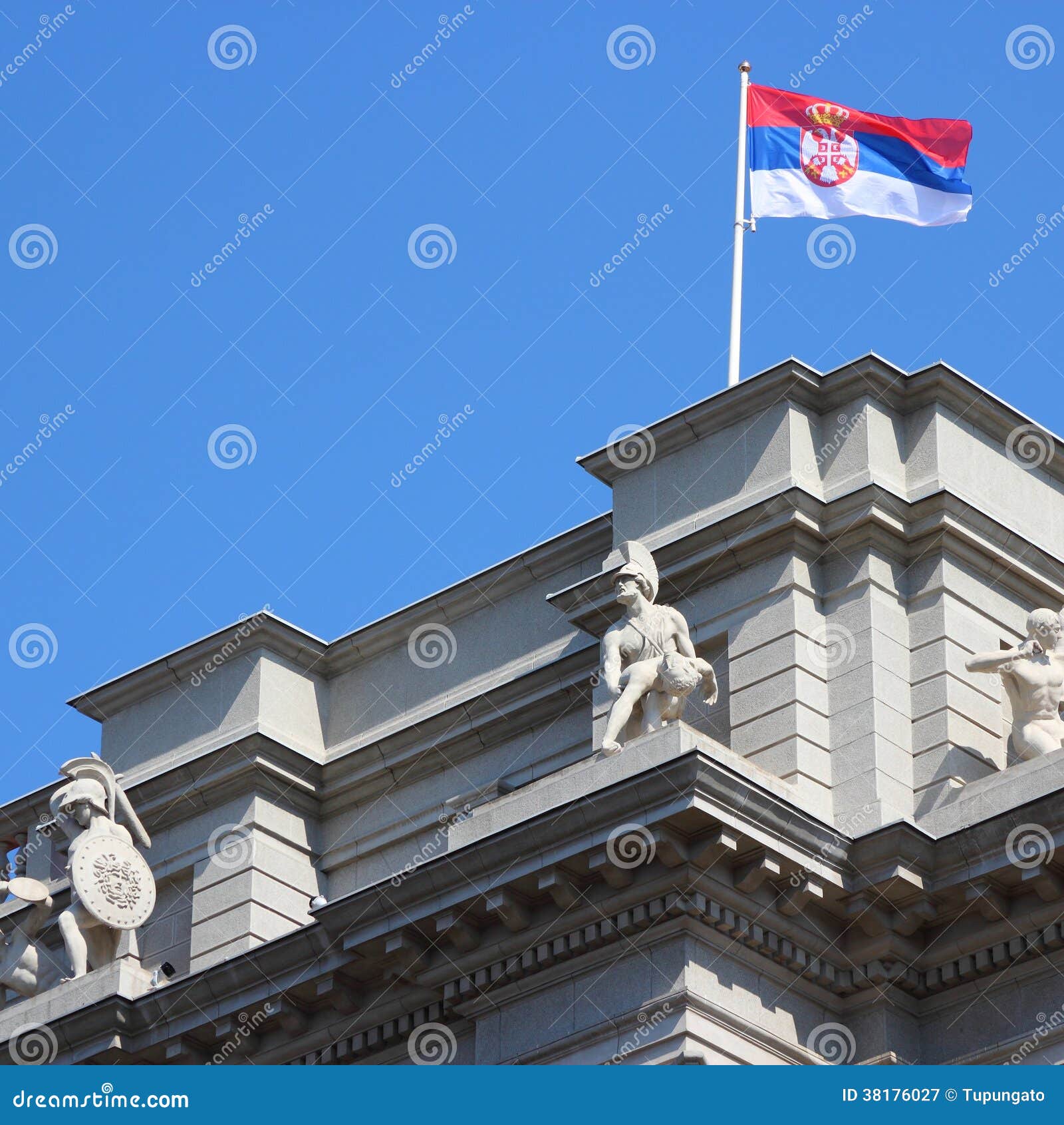 Belgrade stock image. Image of building, belgrade, government - 38176027