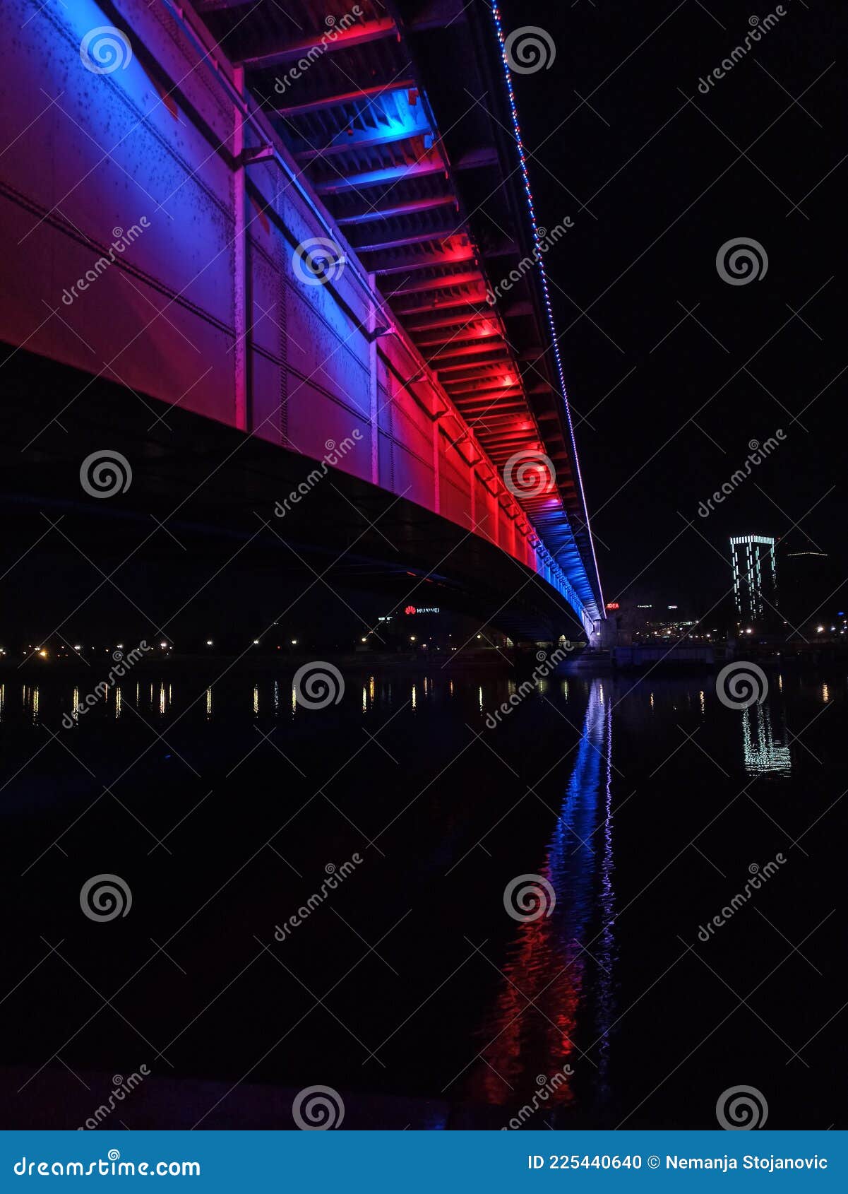 Belgrade Brankov most stock photo. Image of brankov - 225440640