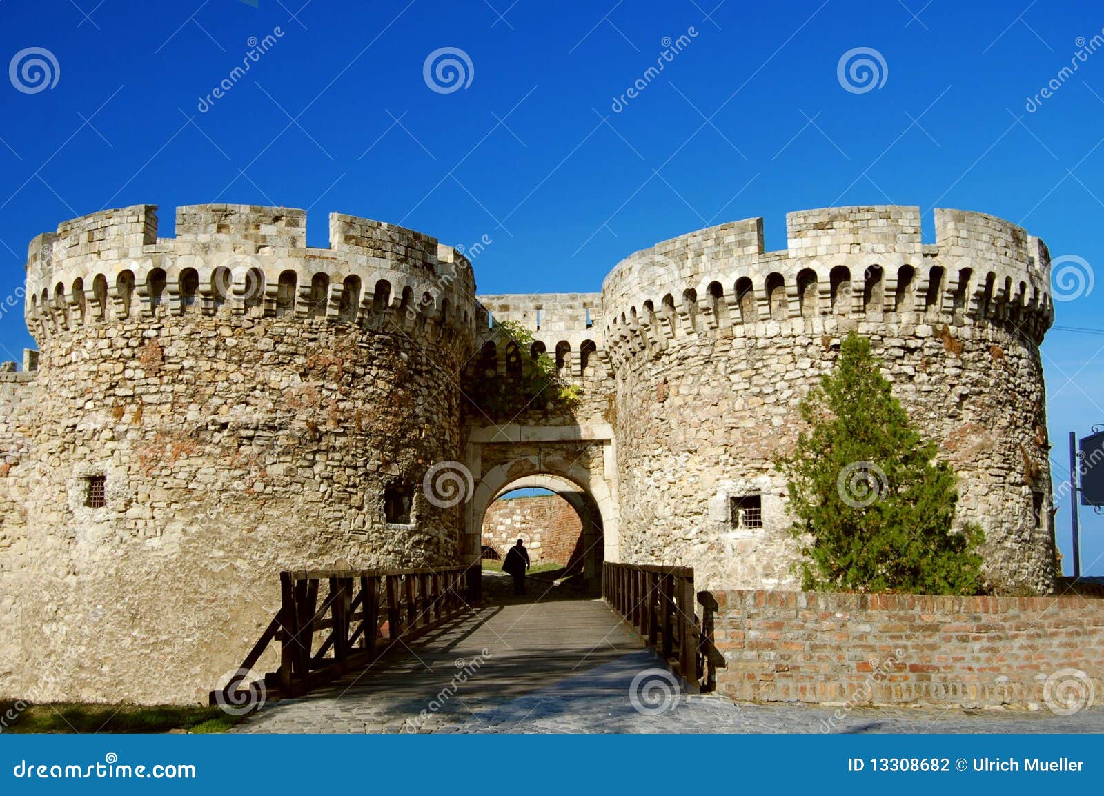 Belgrade castle stock photo. Image of park, historic - 13308682