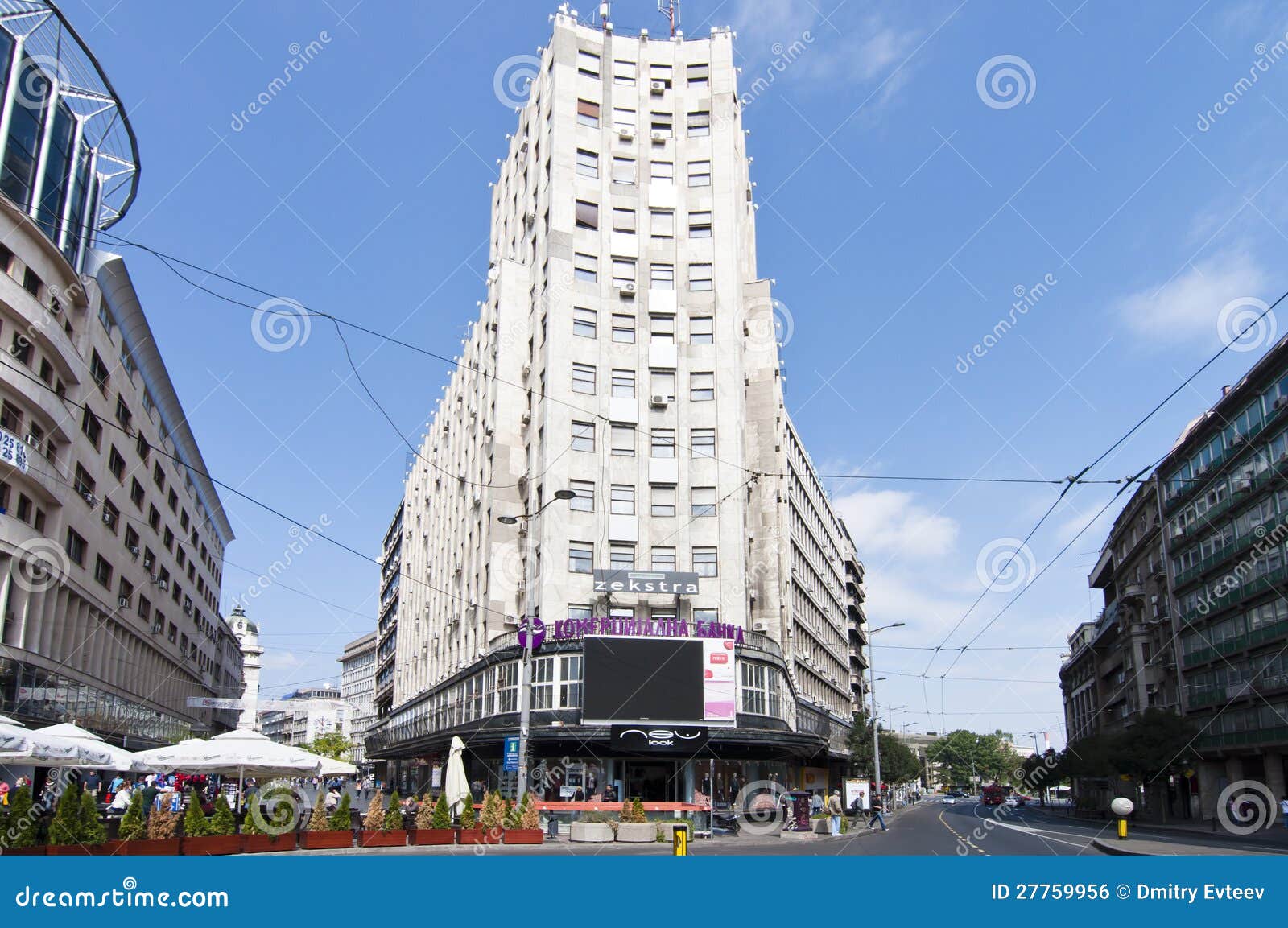 Belgrade city center editorial photo. Image of potencial - 27759956