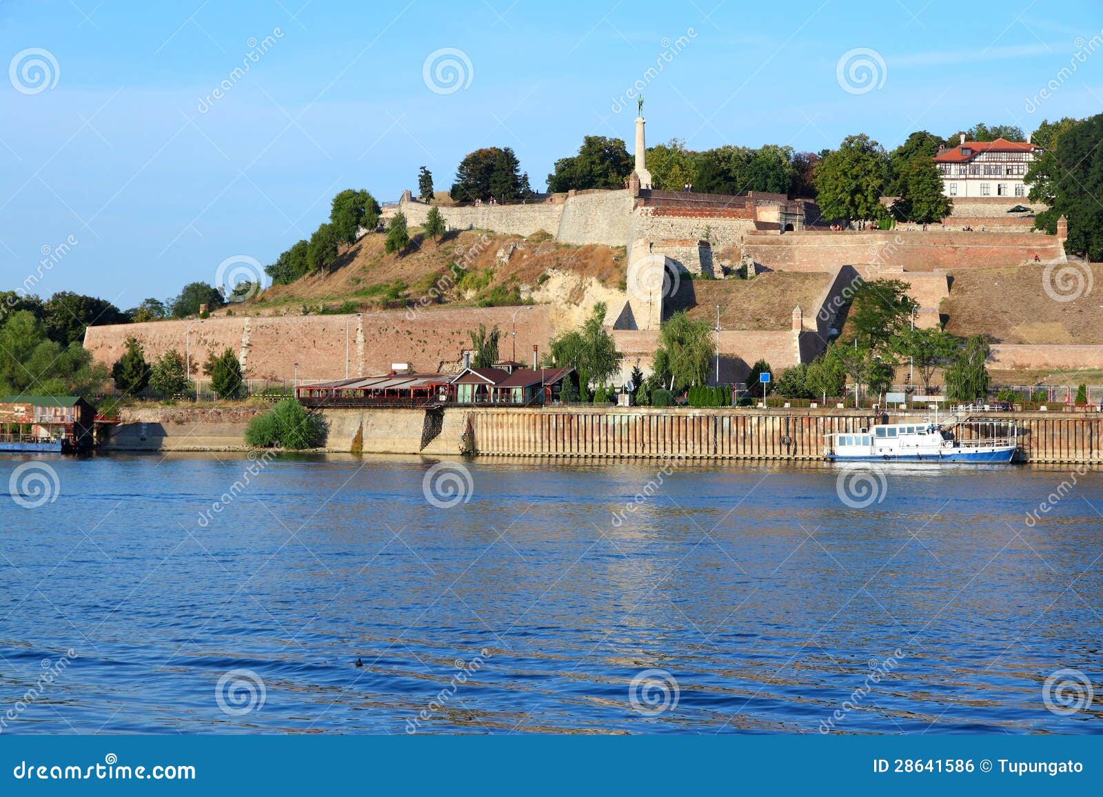 Belgrade fortress stock photo. Image of cityscape, kalemegdan - 28641586
