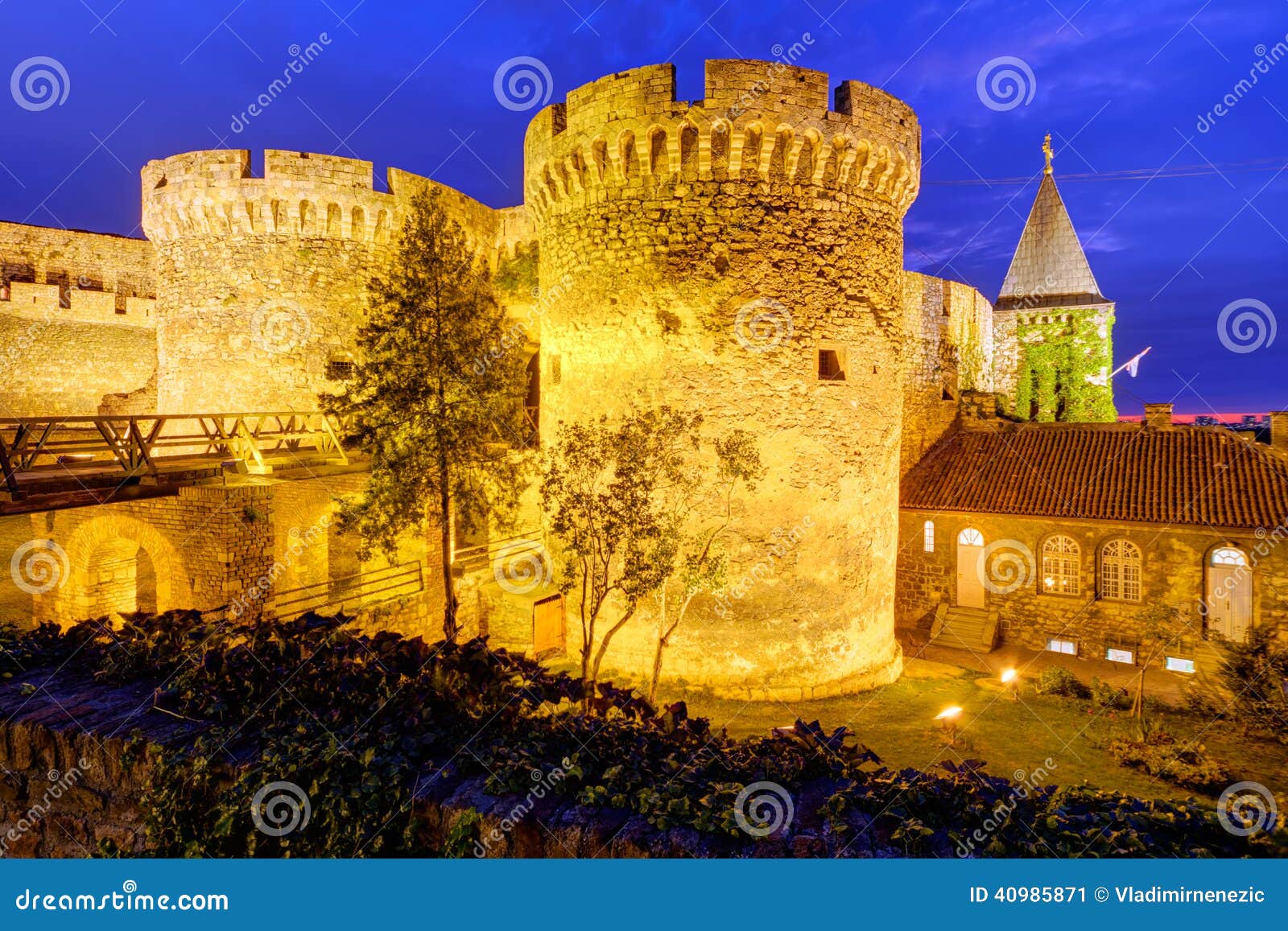 Belgrade fortress stock image. Image of city, fortification - 40985871
