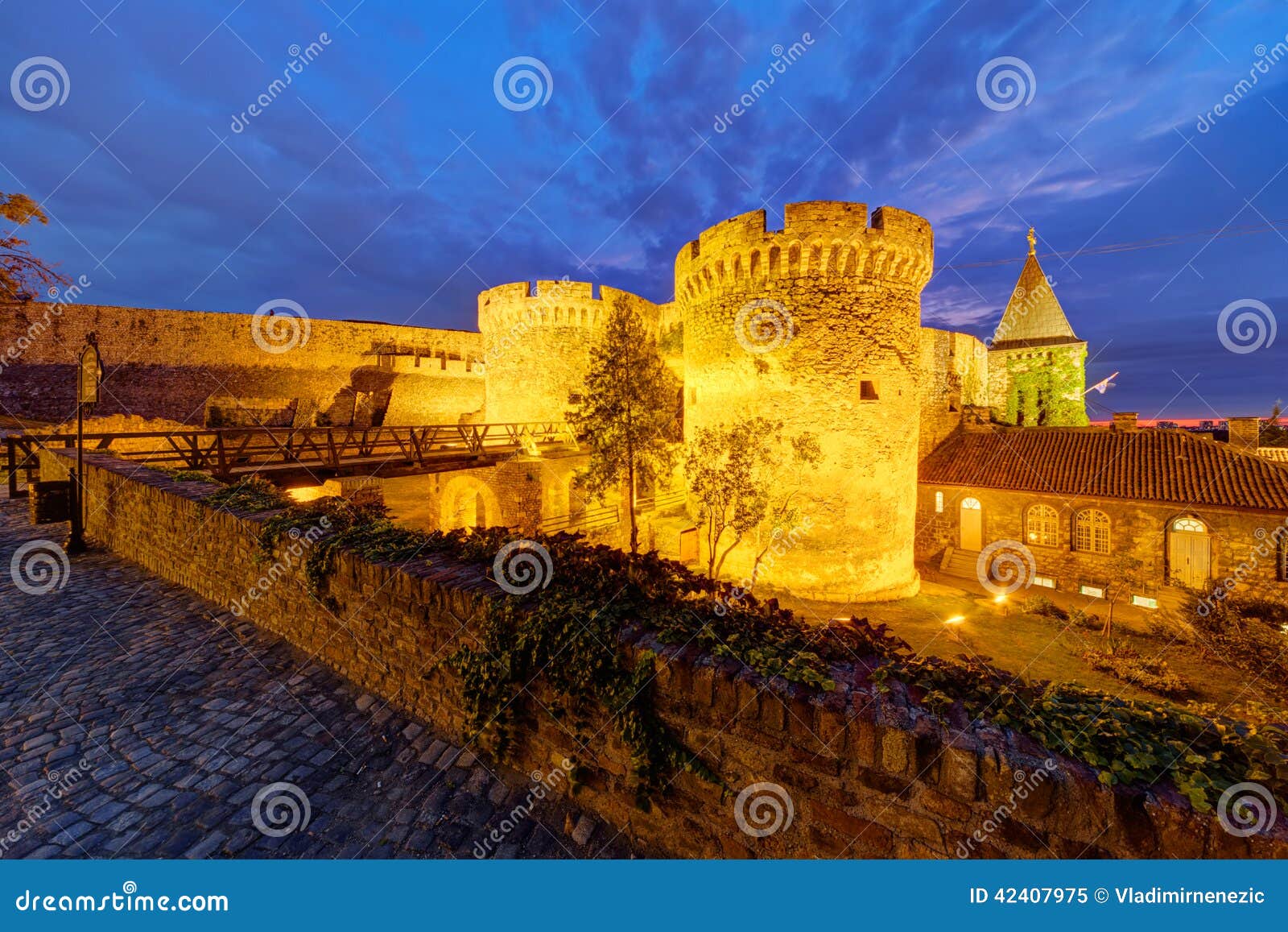 Belgrade fortress stock image. Image of background, nature - 42407975