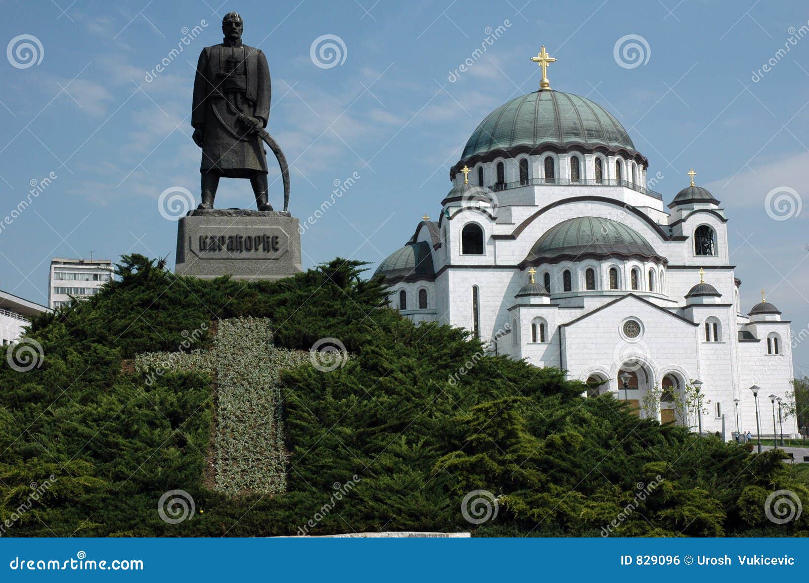 Belgrade landmarks stock photo. Image of orthodox, temple - 829096
