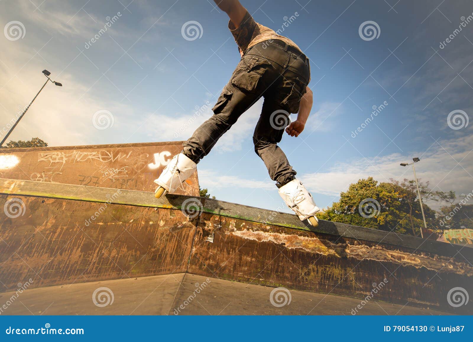 BELGRADE 2 OCTOBER, 2016 : Aggressive Rollerblading at Skat Editorial ...