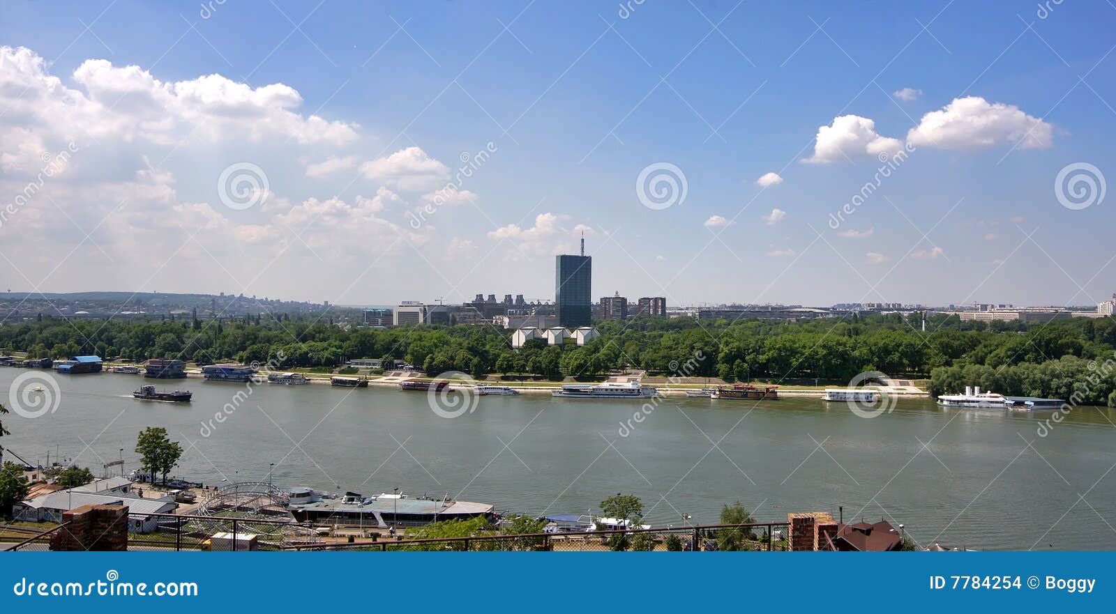 Belgrade, Serbia stock photo. Image of view, belgrade - 7784254
