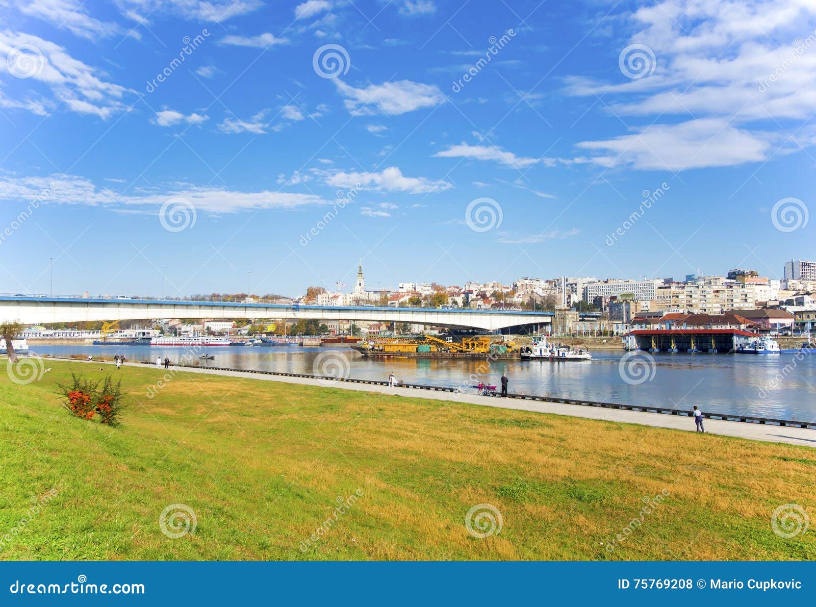 Belgrade, Serbia stock photo. Image of belgrade, coastline - 75769208