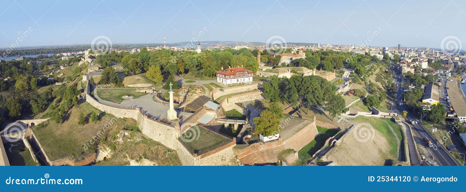 Belgrade, Serbia fortress stock photo. Image of christian - 25344120